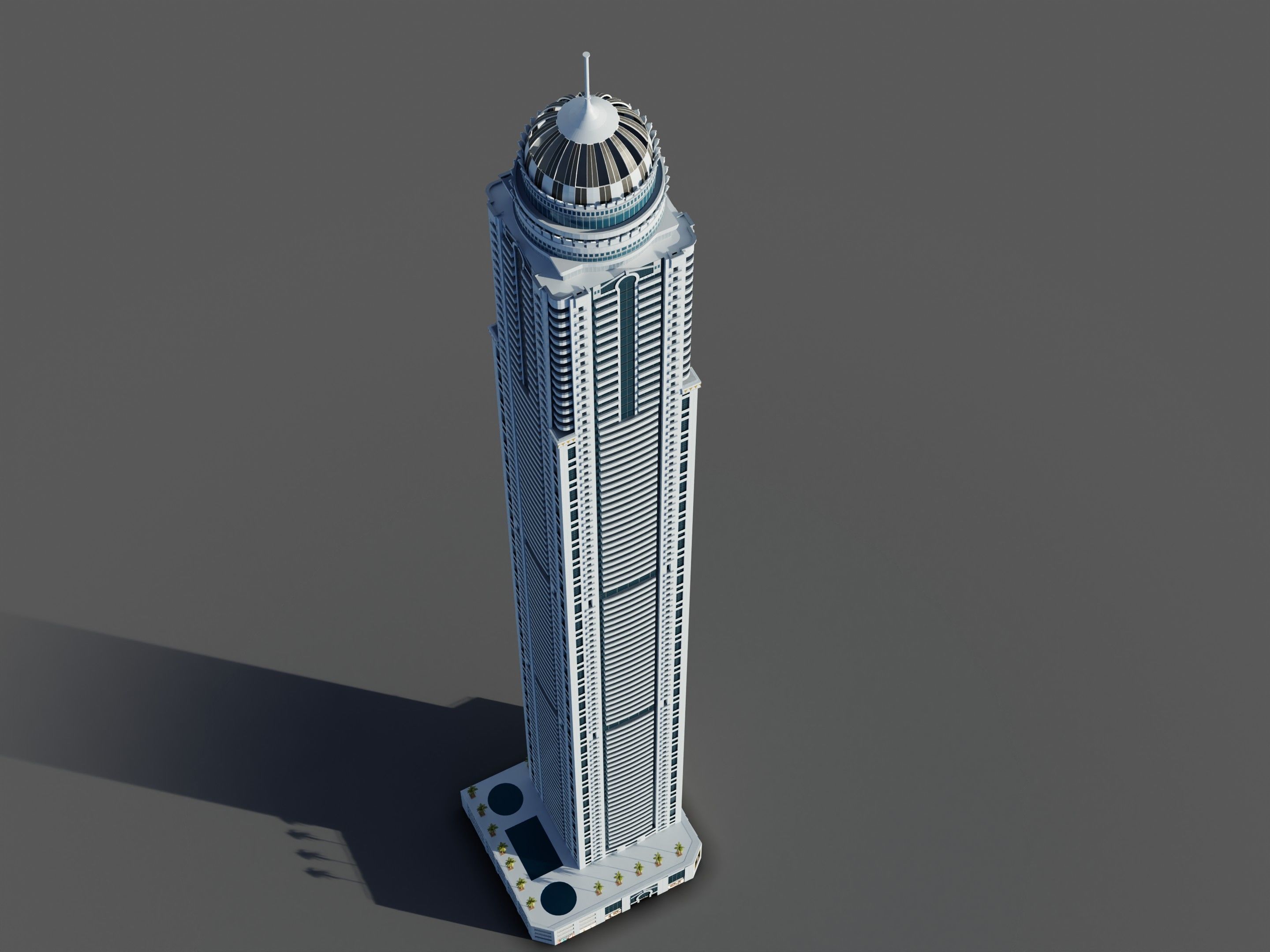 princess tower - Dubai marina 3D model | CGTrader