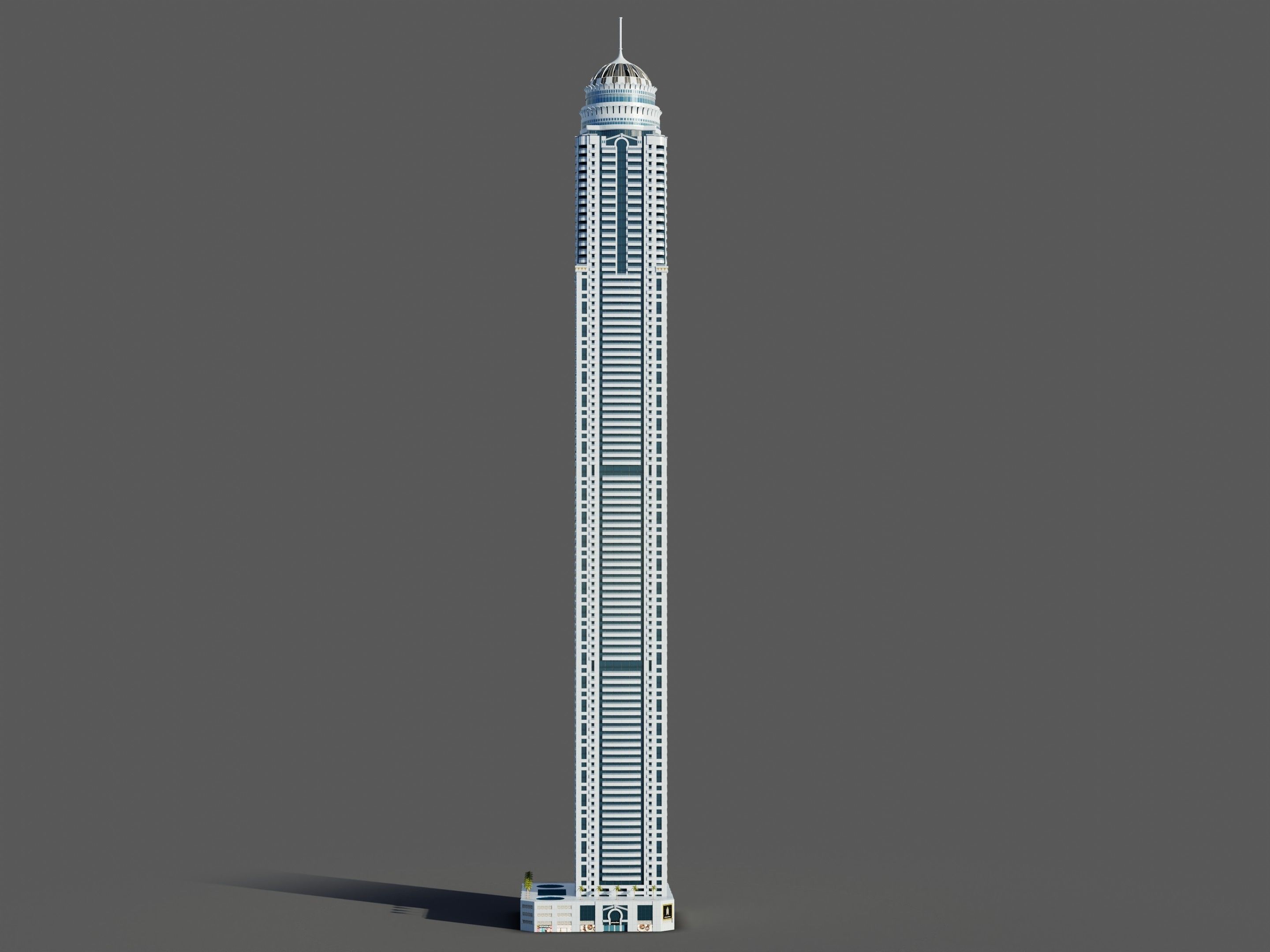 princess tower - Dubai marina 3D model | CGTrader