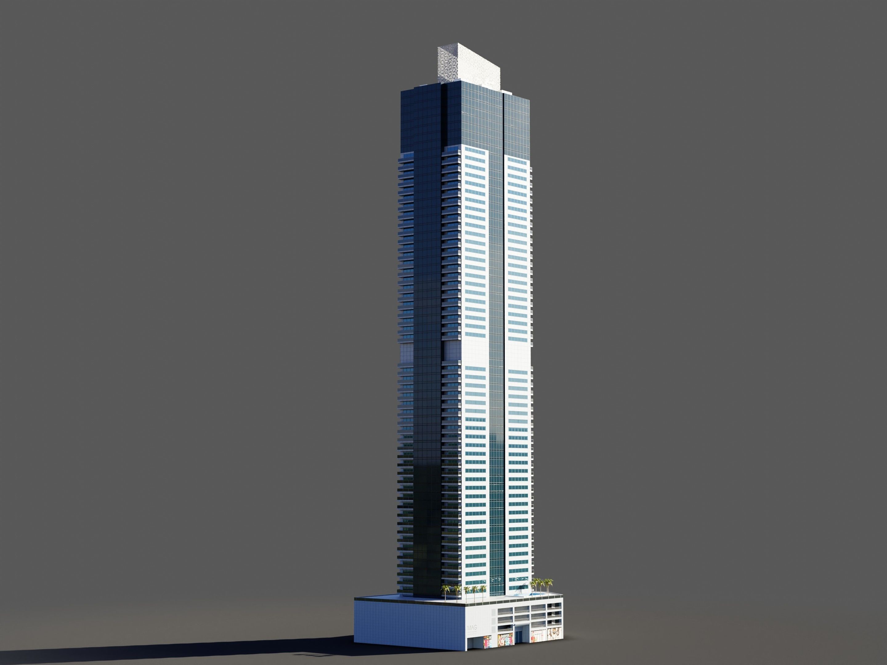 MAG 218 Tower - Dubai marina 3D model | CGTrader
