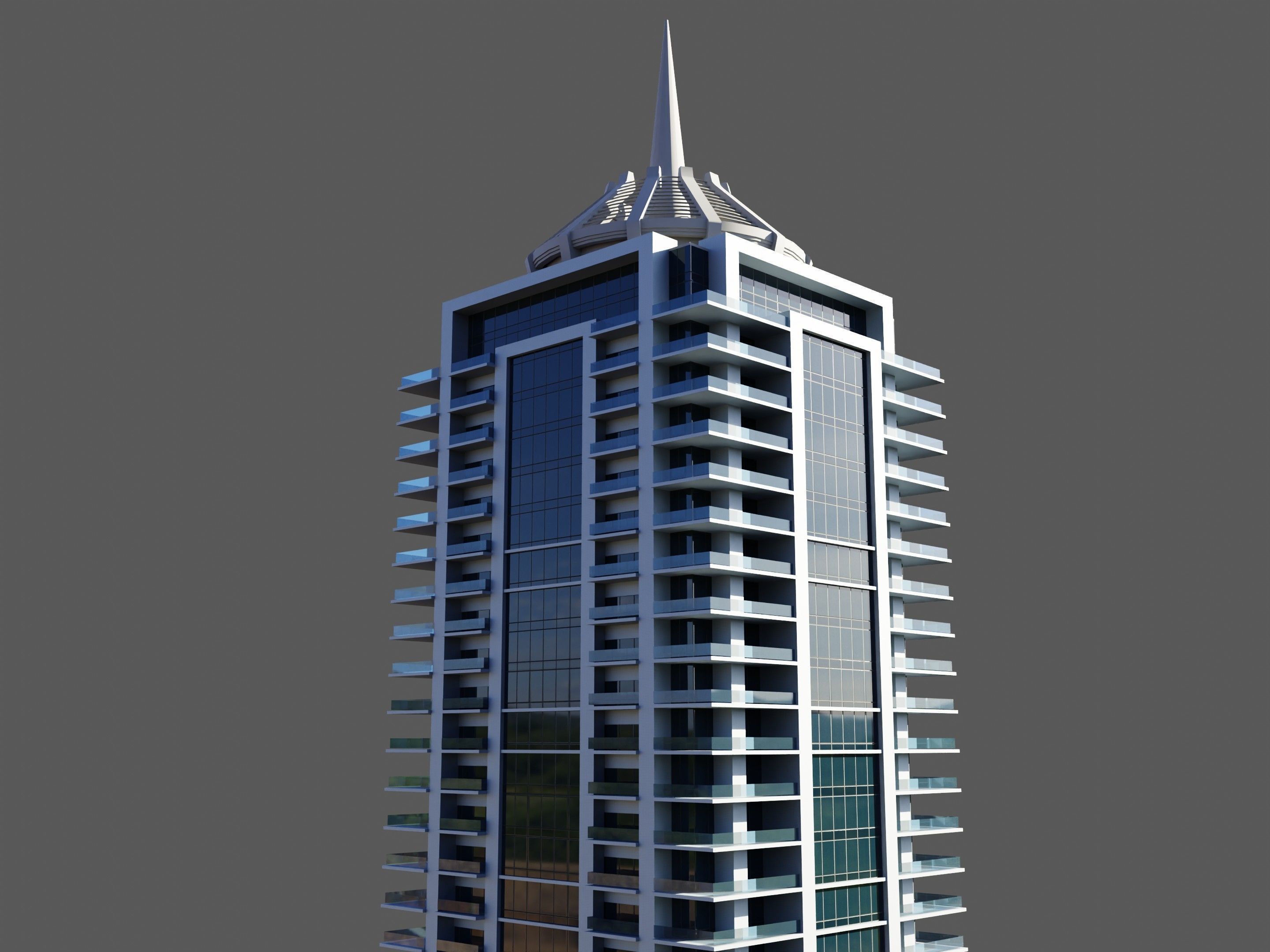 Emirates Crown Tower - Dubai marina 3D model | CGTrader