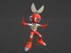 Cutman - Megaman EXE 3D model rigged | CGTrader