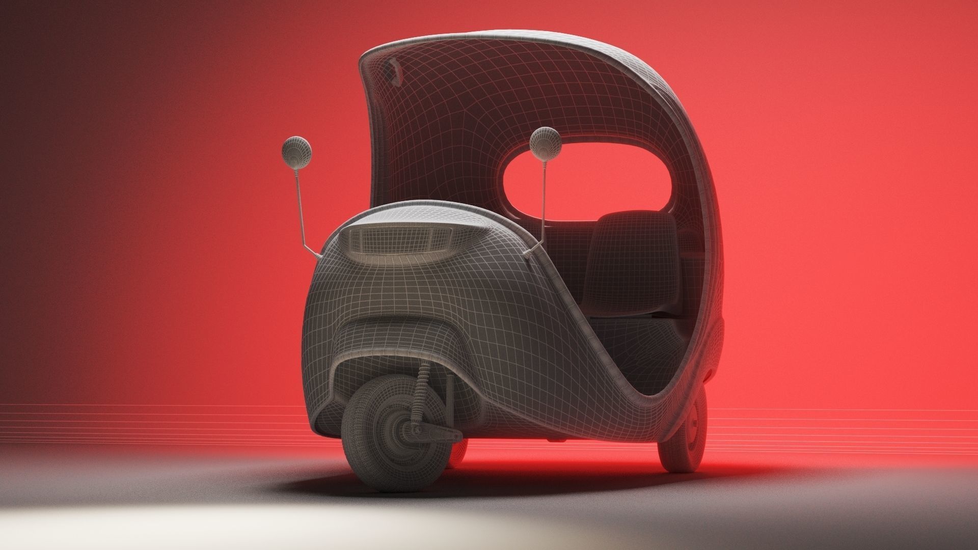 Havana Coco Taxi 3D model | CGTrader