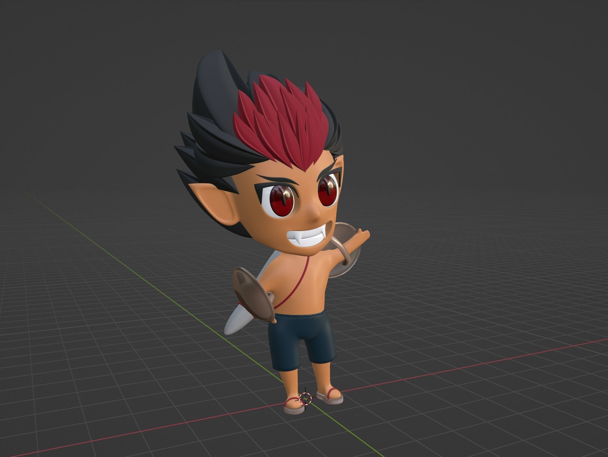 Krahang - 13 Thai Ghost 3D model rigged | CGTrader