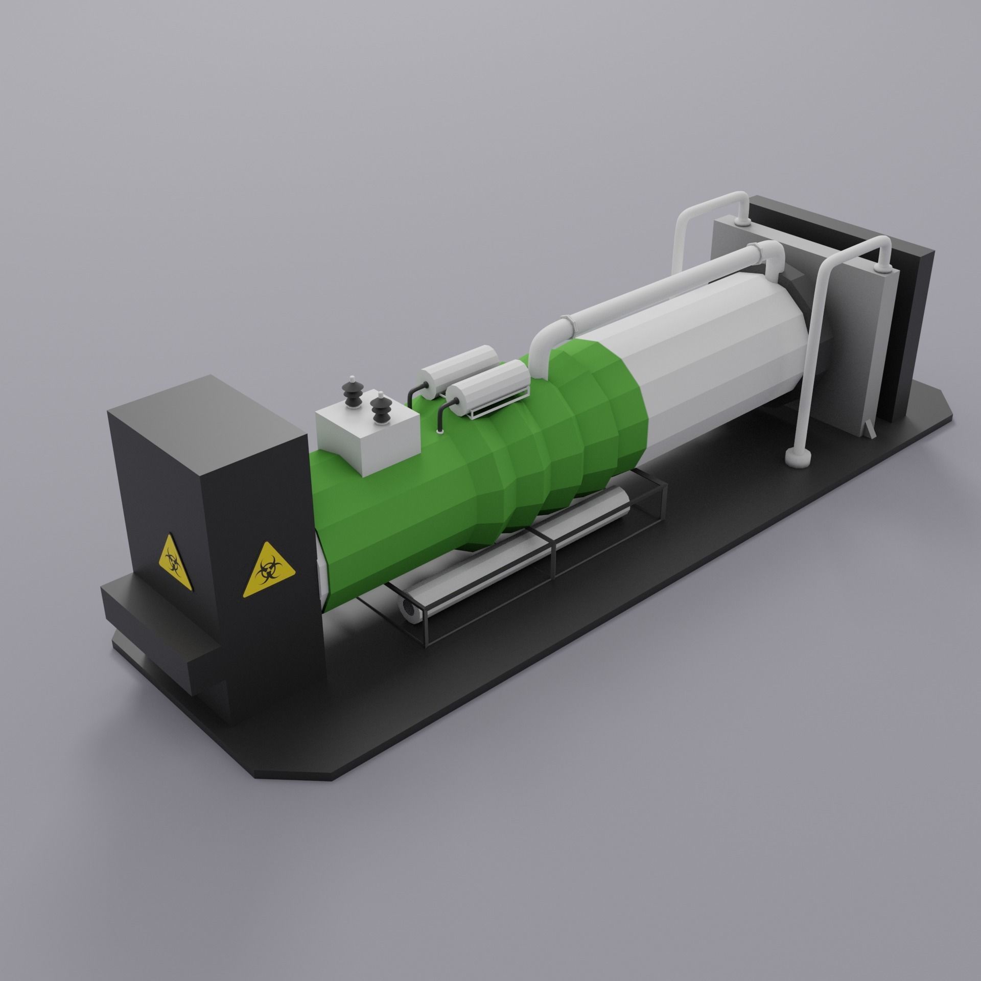 Bio Fuel Production Plant Assets 3D model | CGTrader