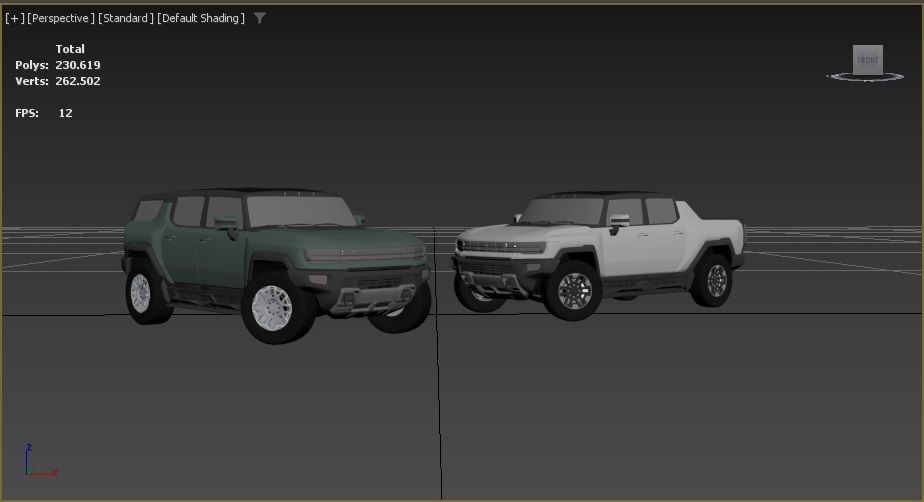 3D model Hummer EV Electric Suv-Pick-Up 2023 VR / AR / low-poly | CGTrader