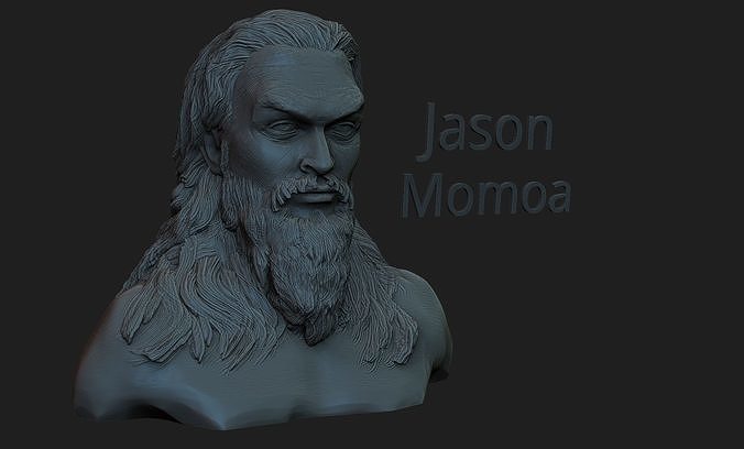 Jason Momoa 3D model 3D printable | CGTrader