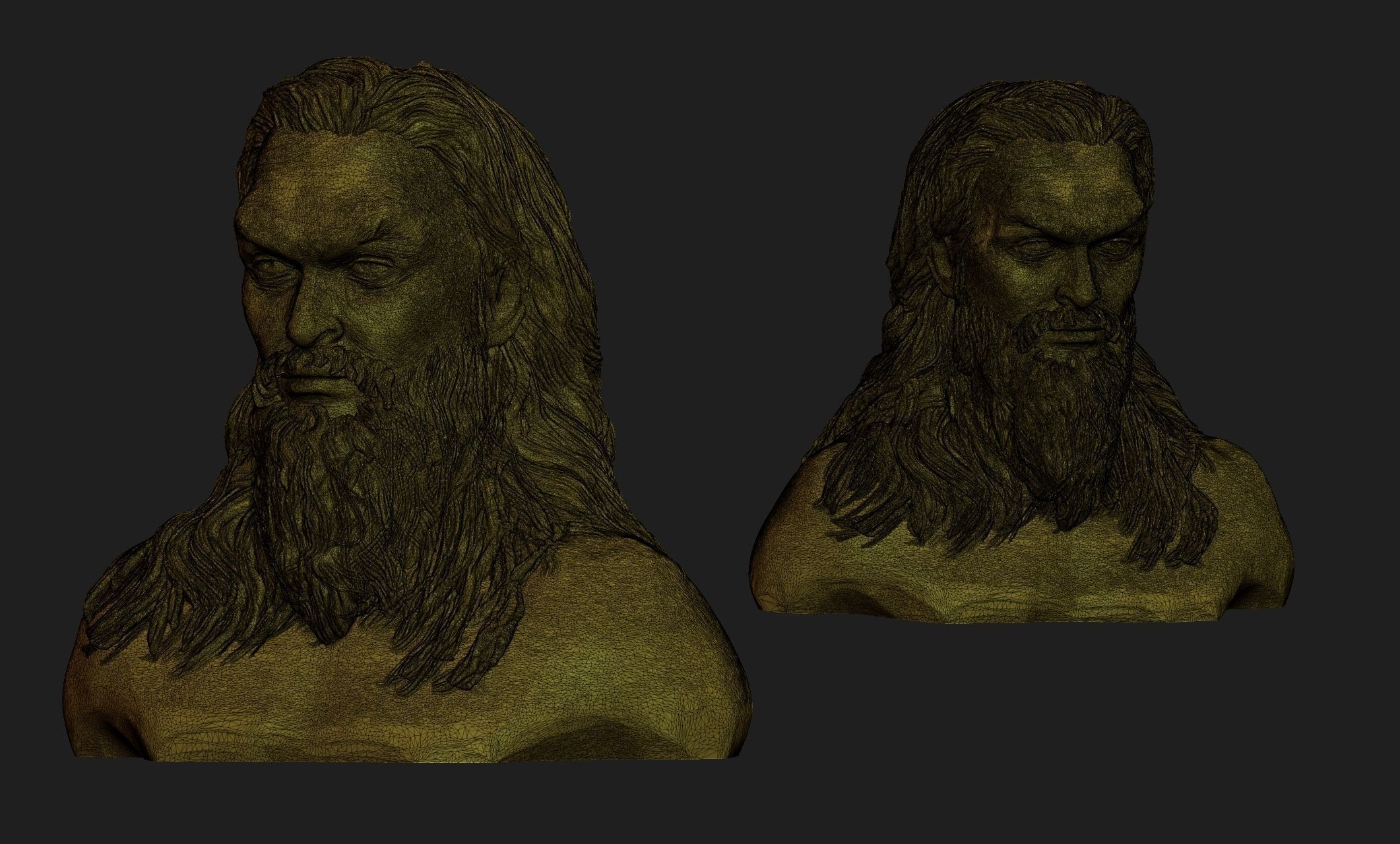 Jason Momoa 3D model 3D printable | CGTrader