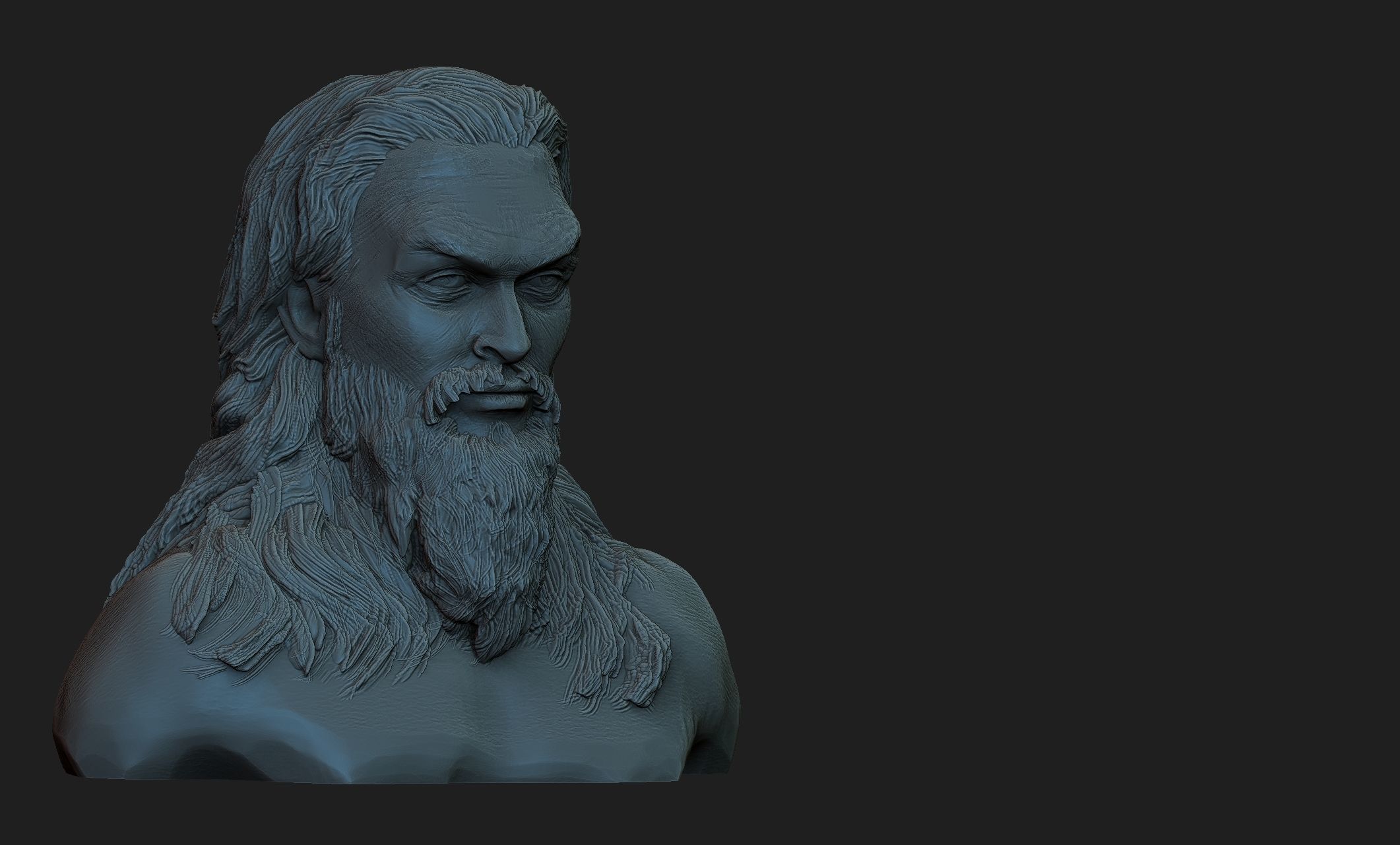 Jason Momoa 3D model 3D printable | CGTrader