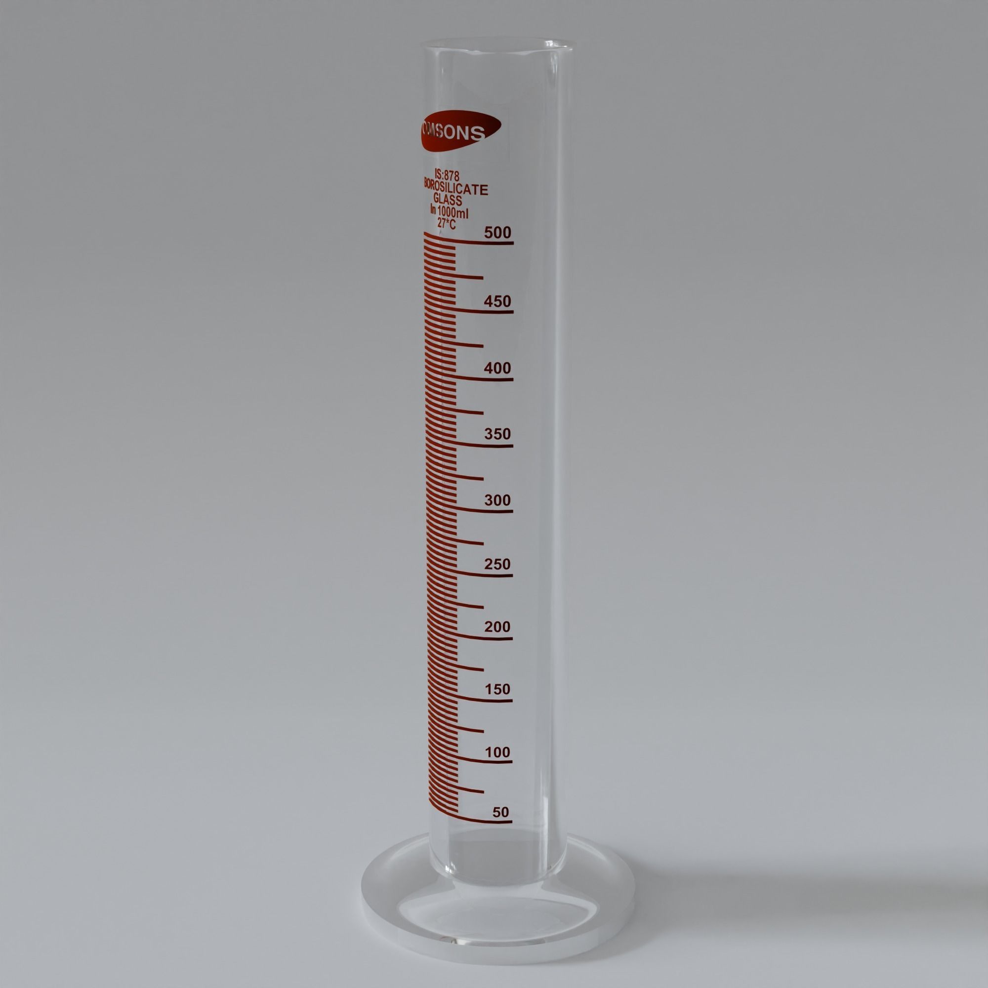 Measuring Cylinders and Beaker 3D model | CGTrader