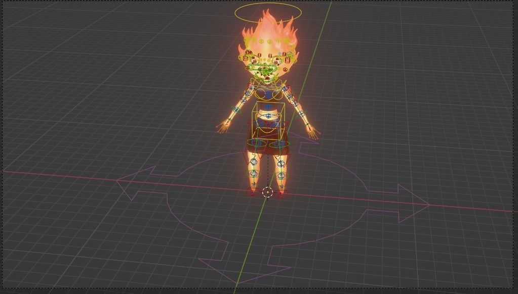3D model Ember Lumen Pixar Elemental Rigged Animation and Game Ready VR ...