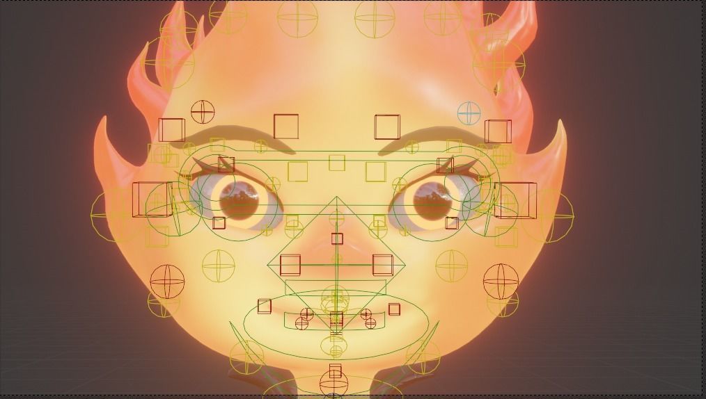 3D model Ember Lumen Pixar Elemental Rigged Animation and Game Ready VR ...