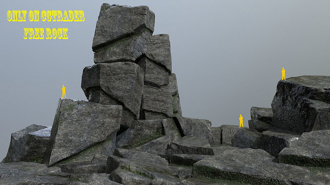 3D model Free Rock VR / AR / low-poly | CGTrader