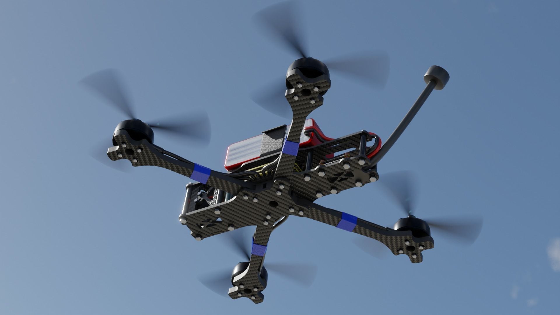 3D model FPV Drone Source One V5 frame VR / AR / low-poly | CGTrader