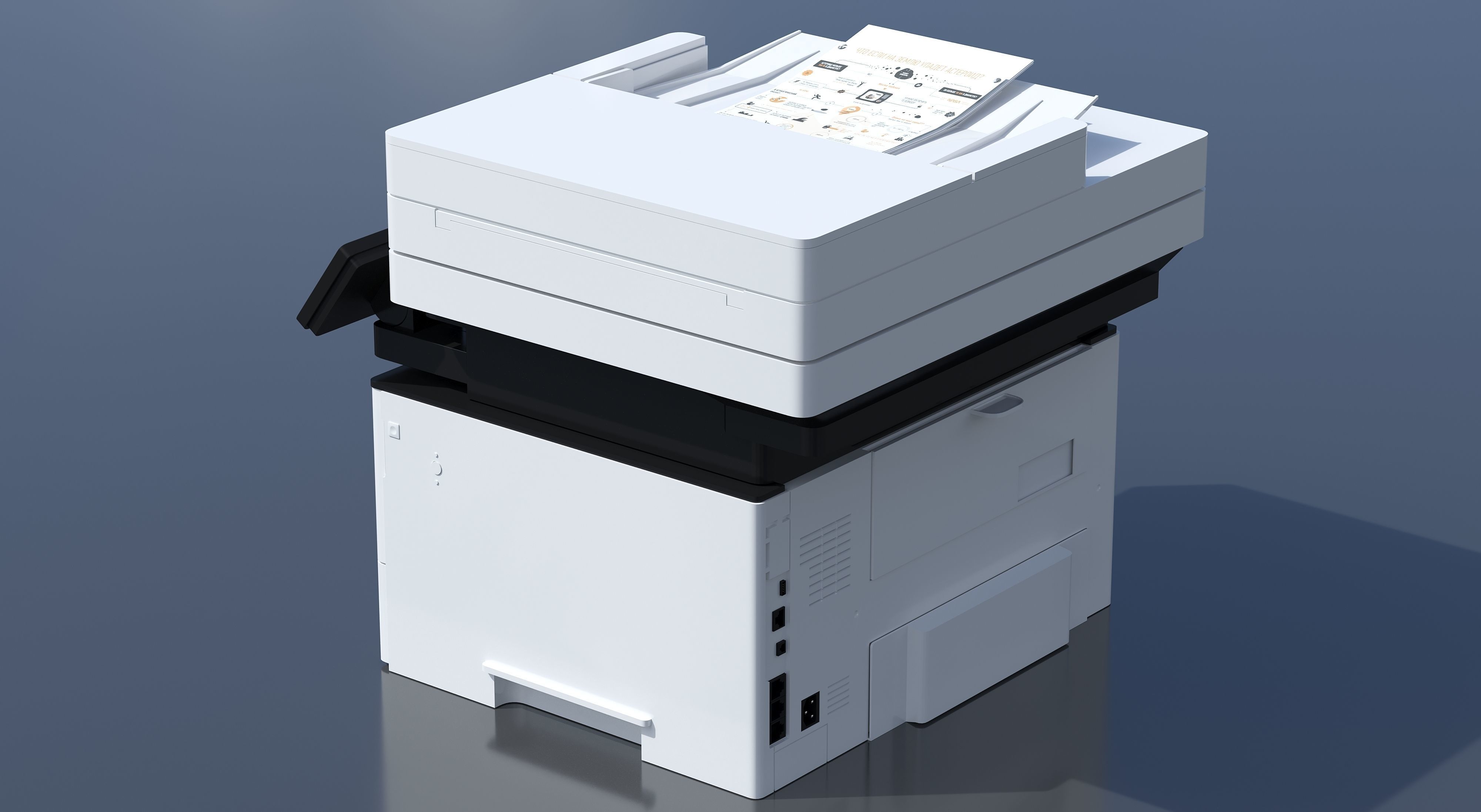 Printer 3D model | CGTrader