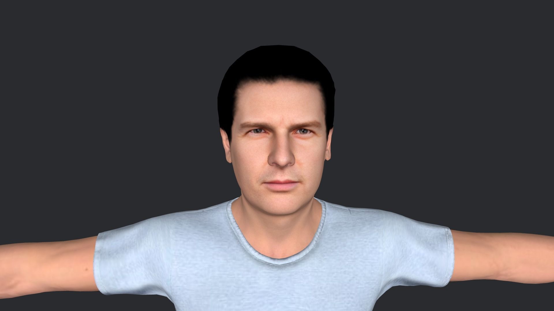 Tom Cruise Hyper Realistic Full Body Rigged Character 3D model animated ...