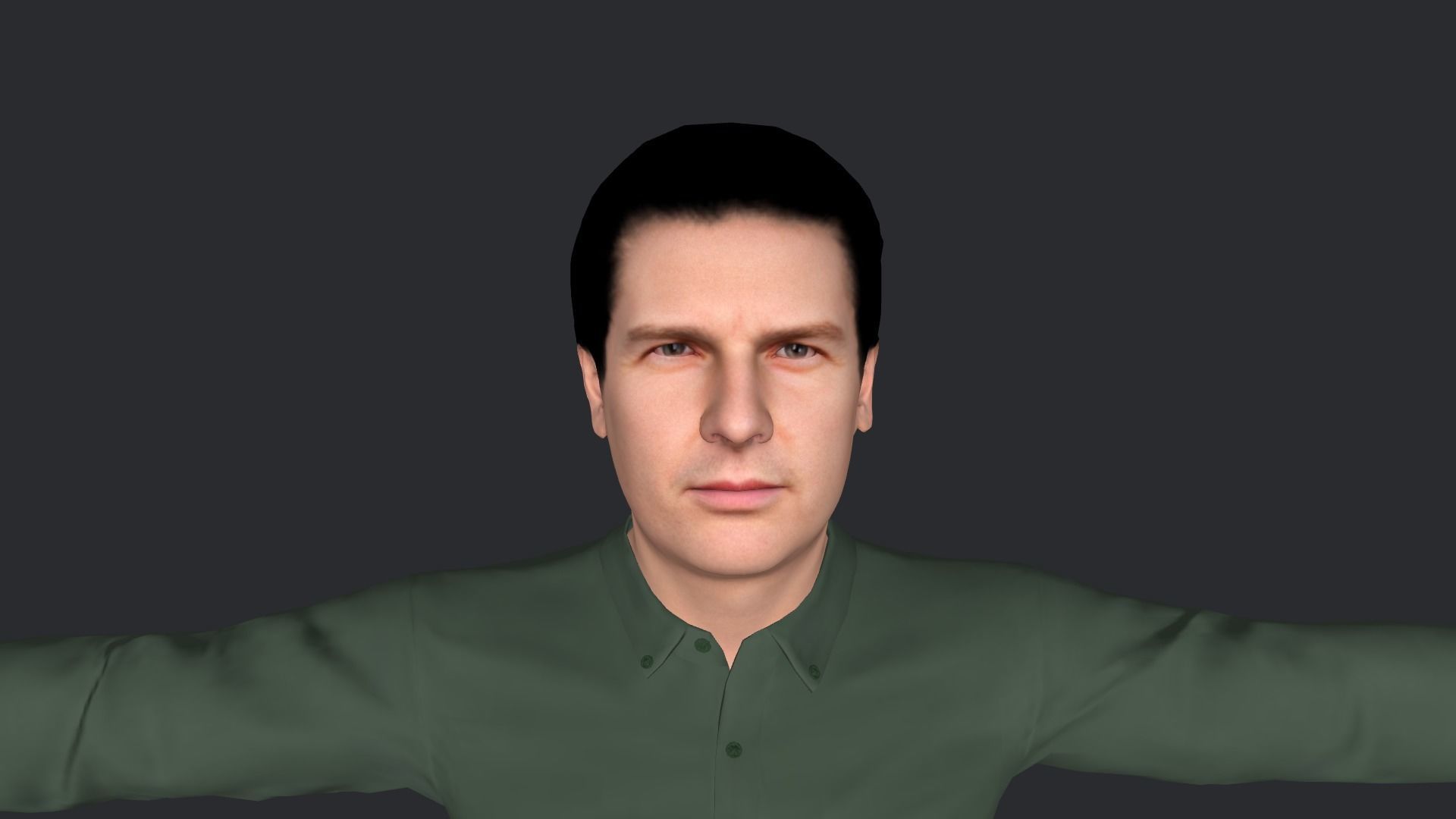 Tom Cruise Hyper Realistic Full Body Rigged Character 3D model animated ...