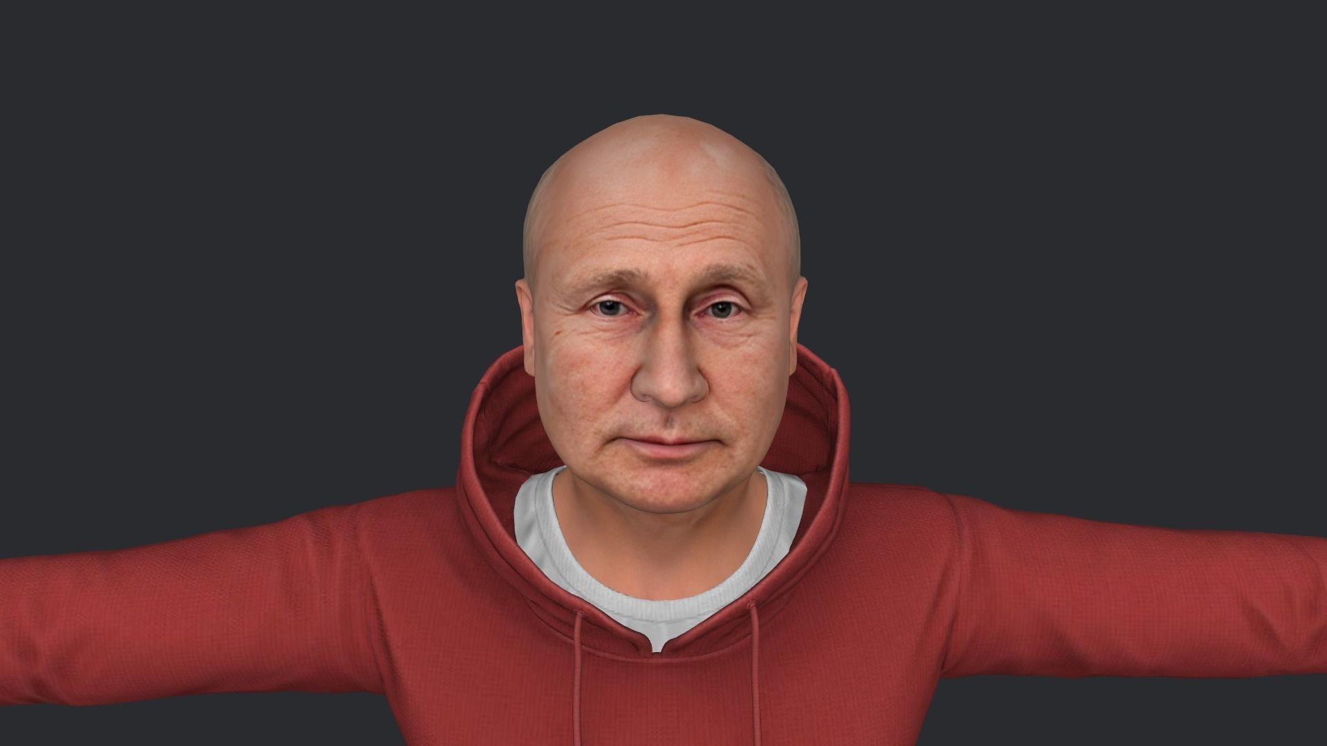 Vladimir Putin Hyper Realistic Fully Rigged 3D Character 3D model ...