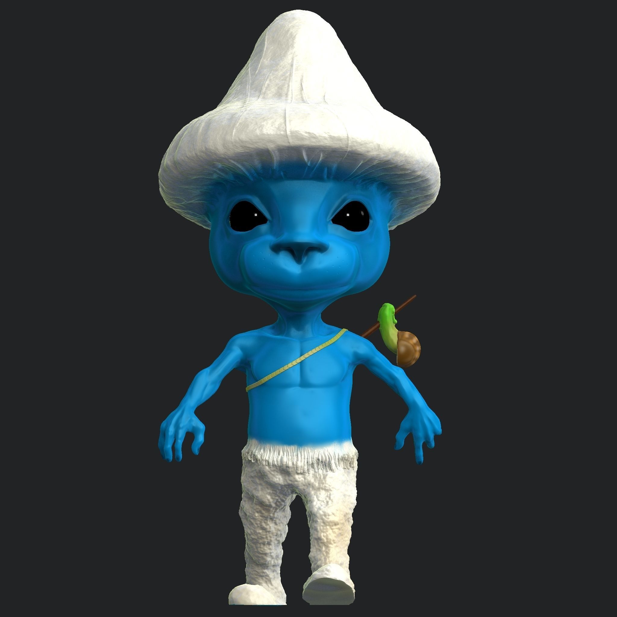 SMURFCAT - GATO PITUFO 3D model 3D printable | CGTrader