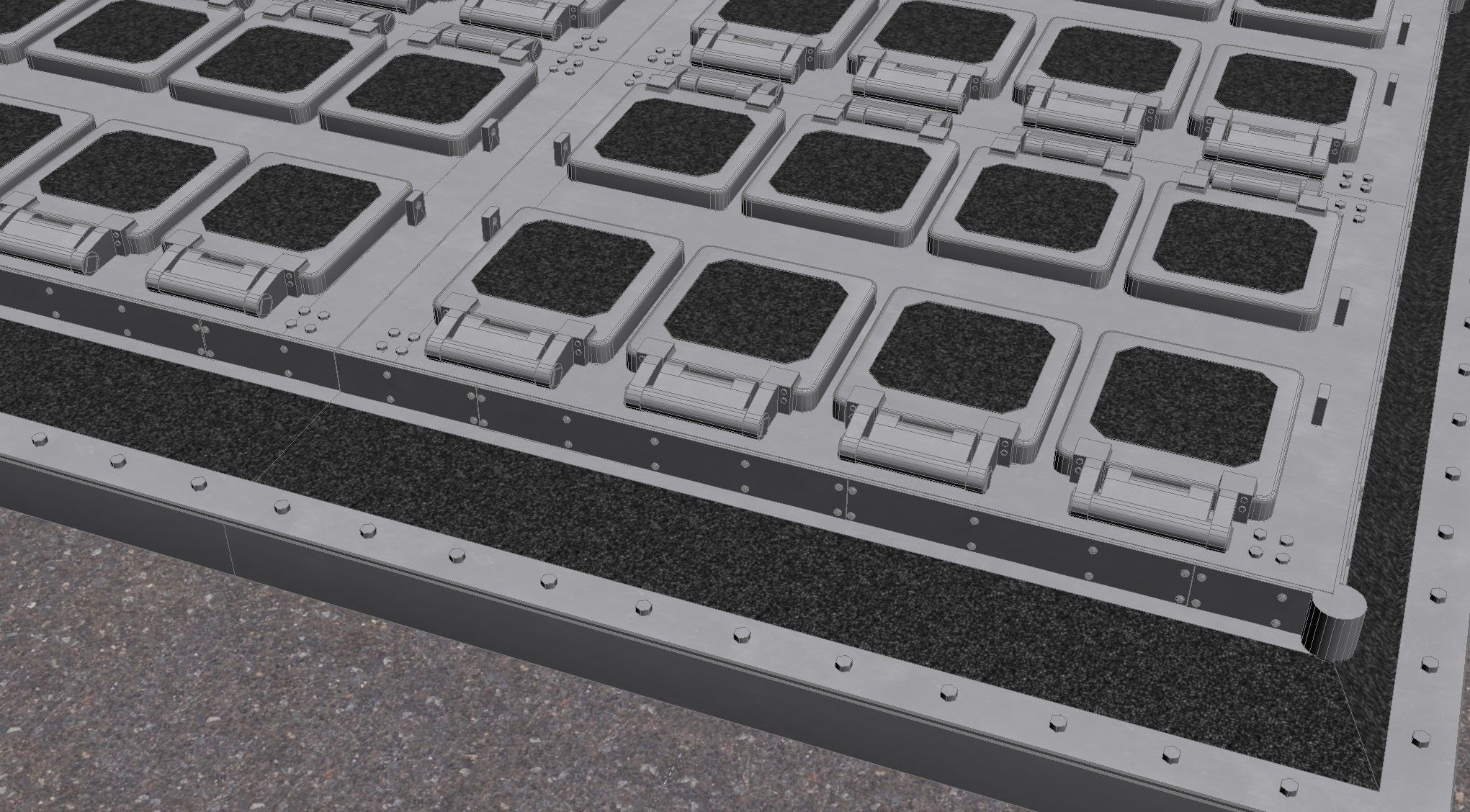 Mark 41 Vertical Launching System 3D model | CGTrader