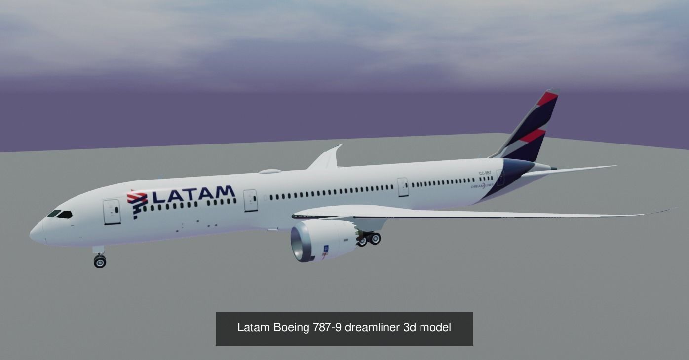 3D Model Collection Boeing 787 9 dreamliner multi liveries 16 liveries ...