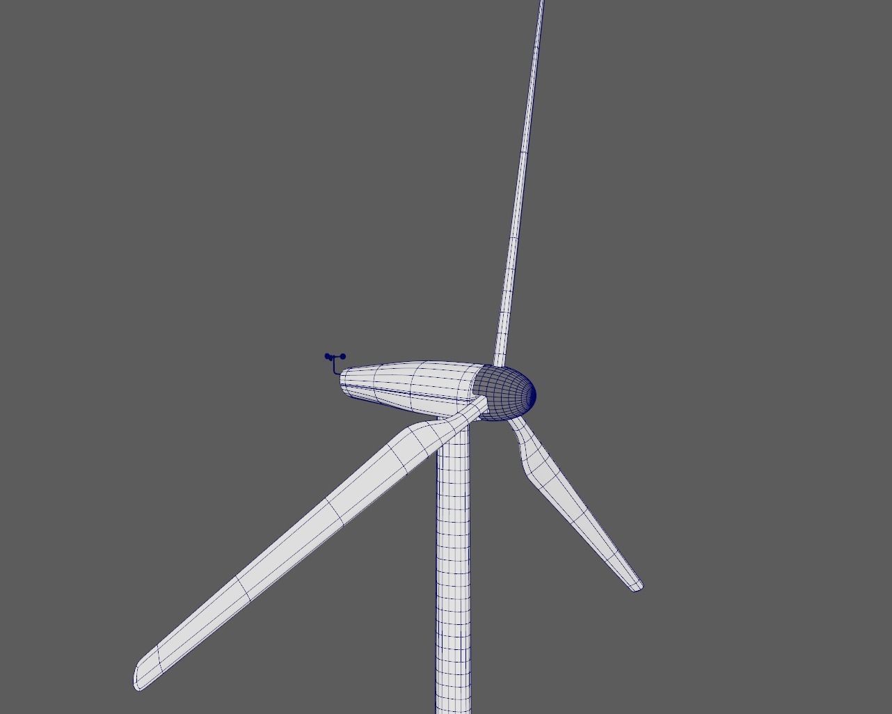Wind Turbine free 3D model animated rigged | CGTrader