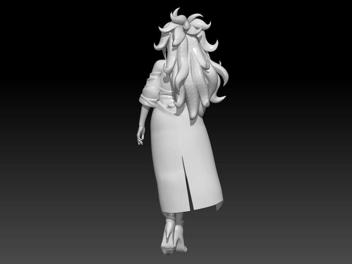 Androide 21 dragon ball 3D model 3D printable | CGTrader