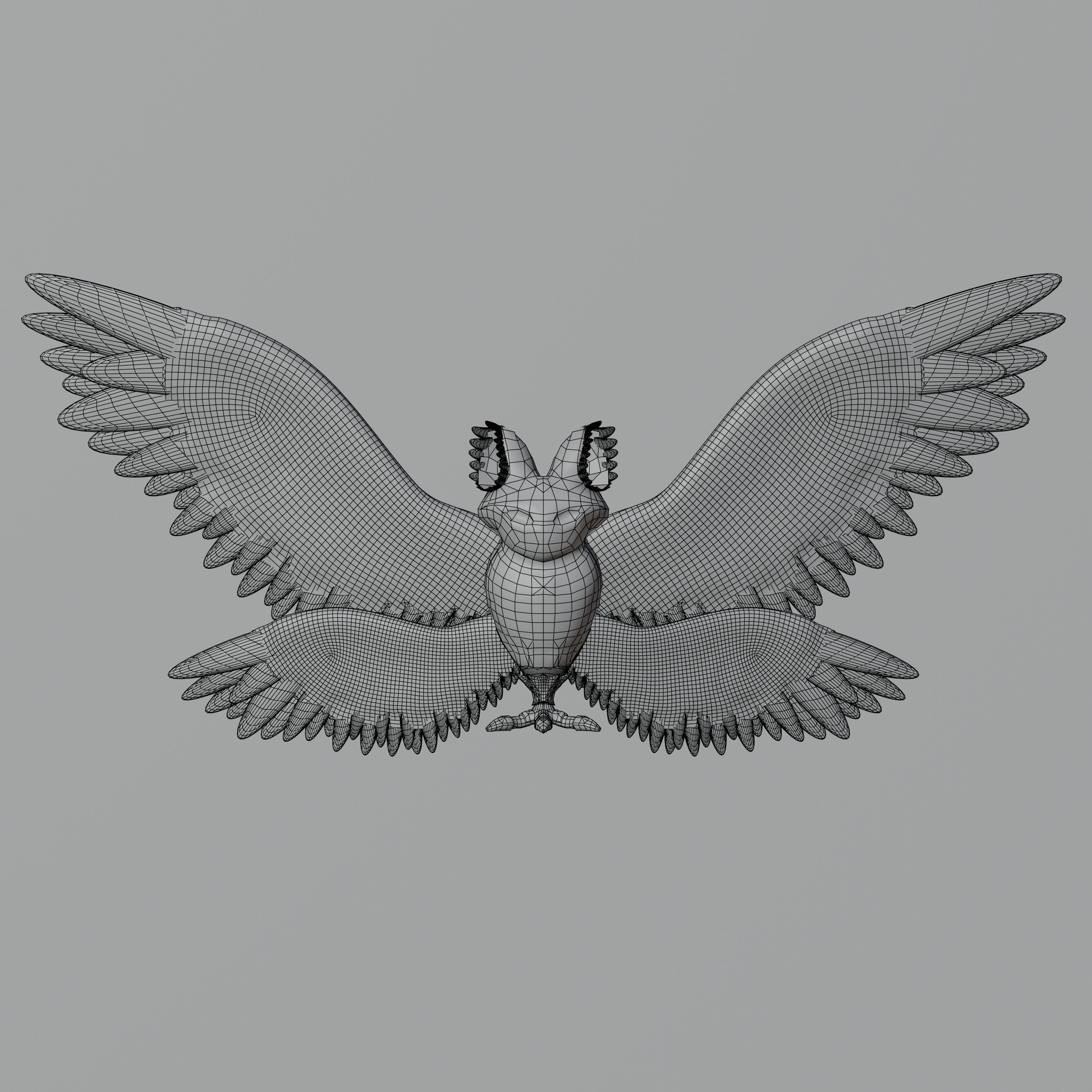 3D model Angel Postman VR / AR / low-poly | CGTrader