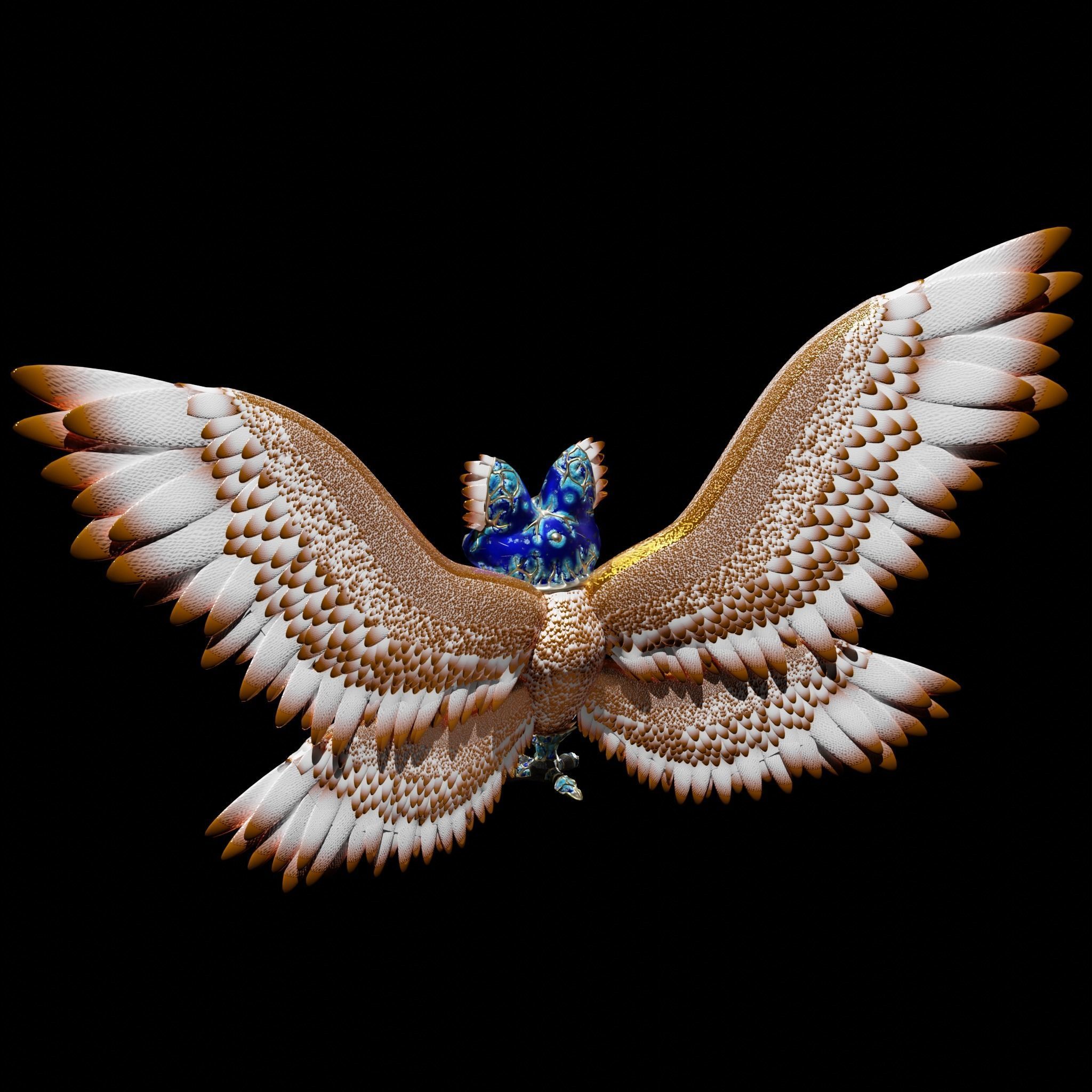 3D model Angel Postman VR / AR / low-poly | CGTrader