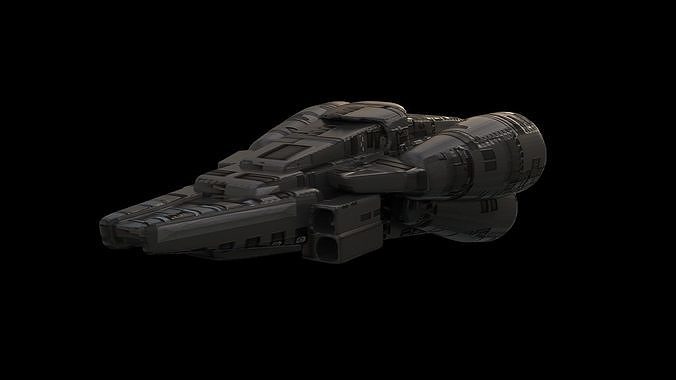 3D model Starship VR / AR / low-poly | CGTrader
