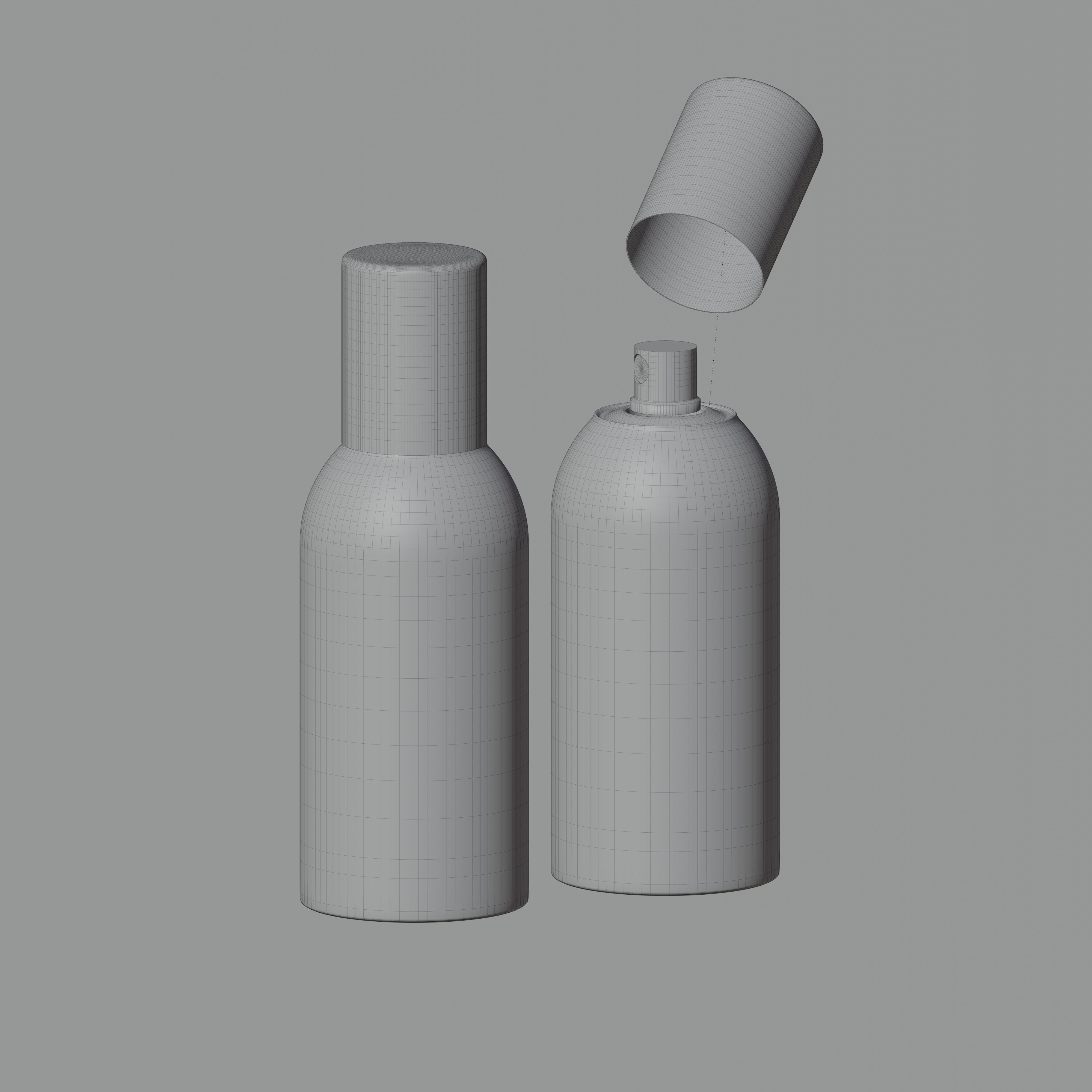 Fragrance for men red and white 3D model | CGTrader