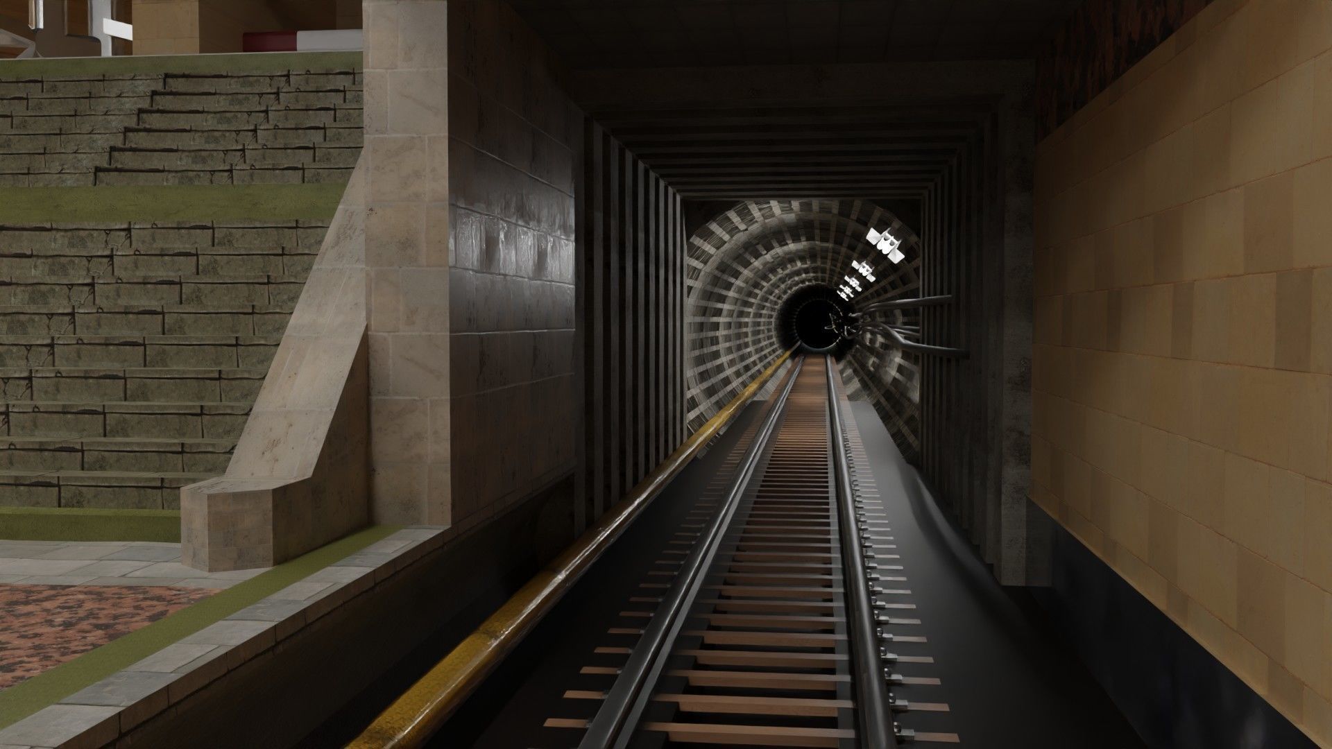 Kyiv Ukraine underground train station Pozniaky 3D model | CGTrader