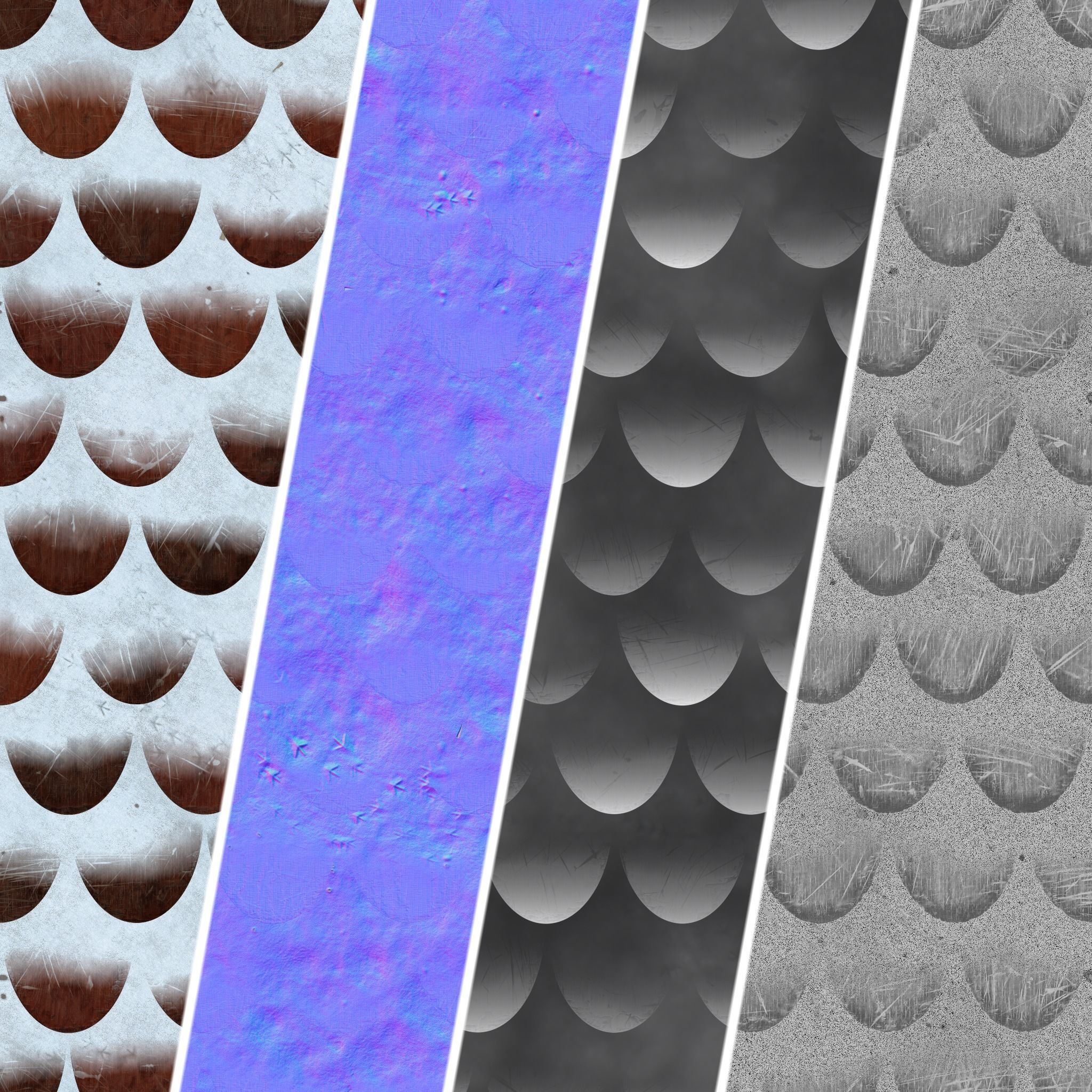 Texture Roof Tile Materials 87- Wooden Roofing By Sbsar Seamless Pbr VR ...