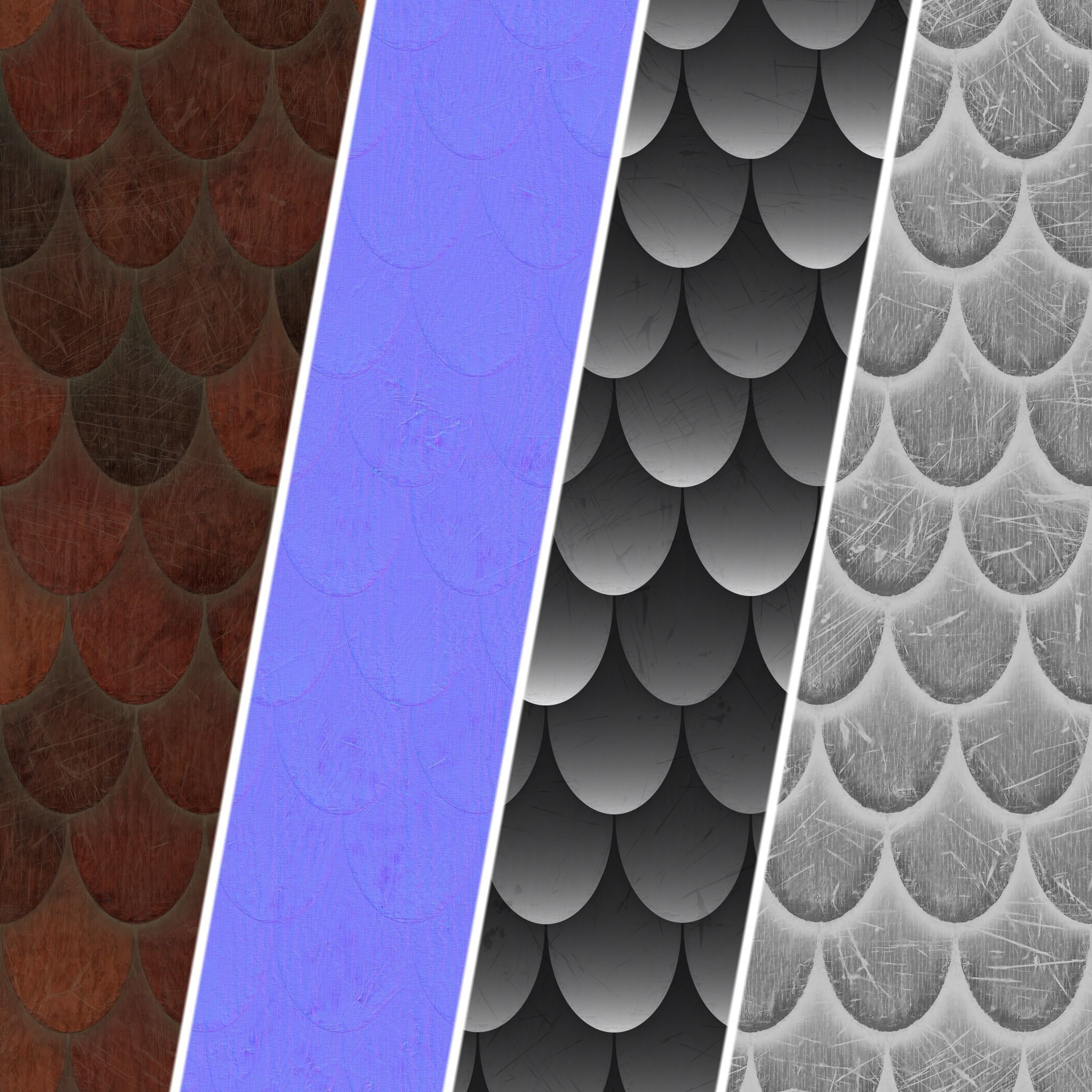 Texture Roof Tile Materials 87- Wooden Roofing By Sbsar Seamless Pbr VR ...