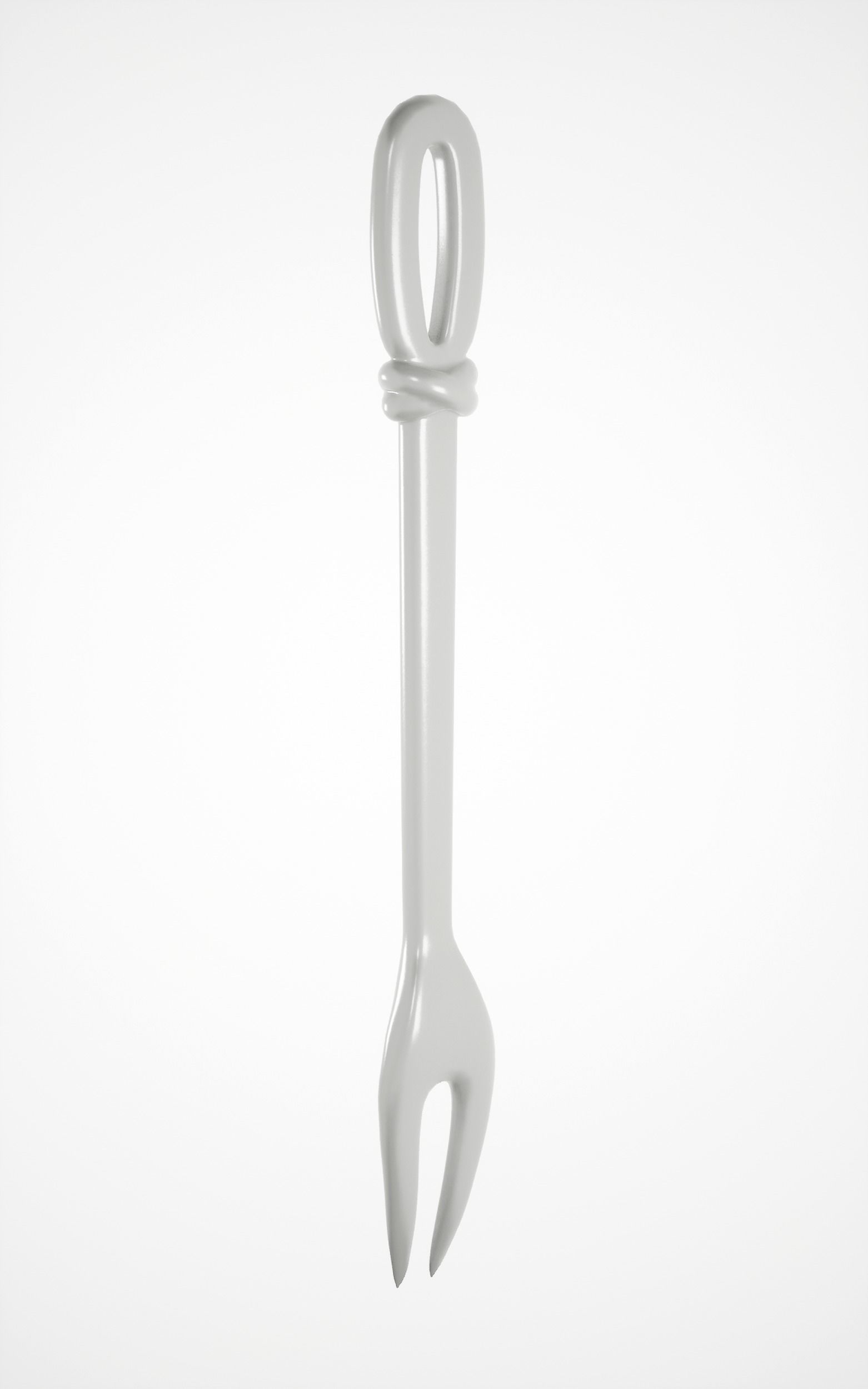 3D model Game-ready White Porcelain Fork VR / AR / low-poly | CGTrader