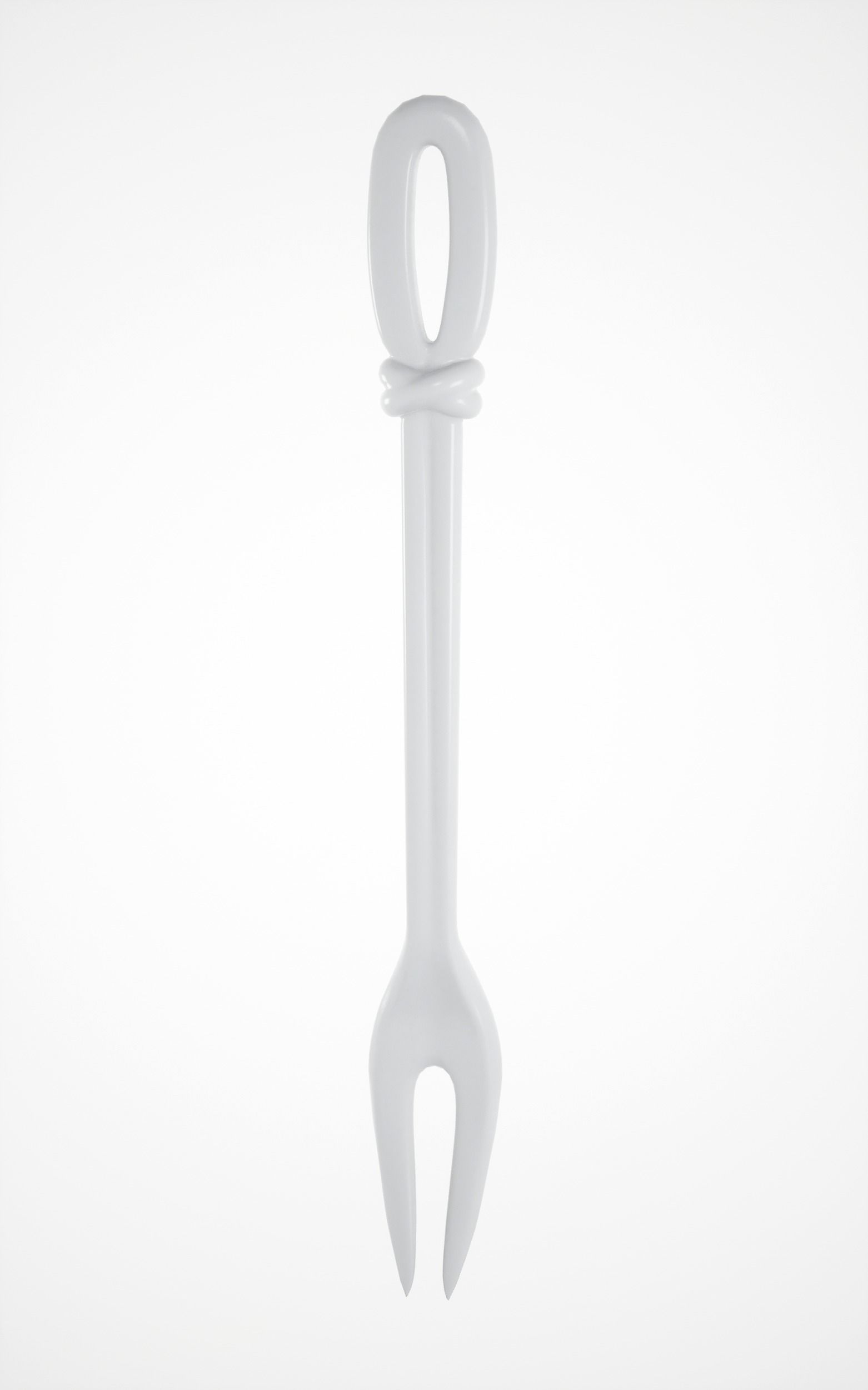3D model Game-ready White Porcelain Fork VR / AR / low-poly | CGTrader