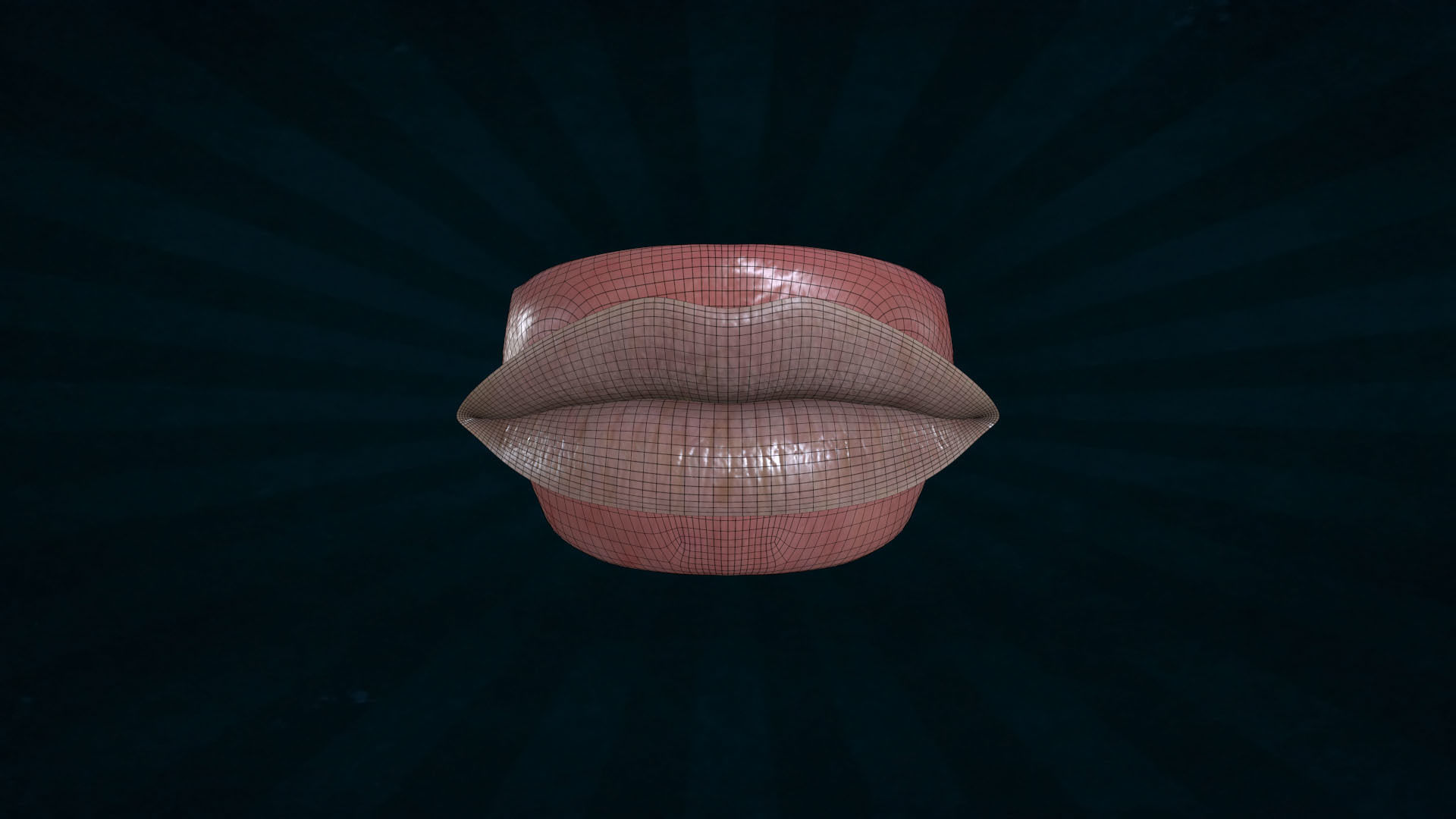 LIPS-003 Rigged Mouth 3D model animated rigged | CGTrader