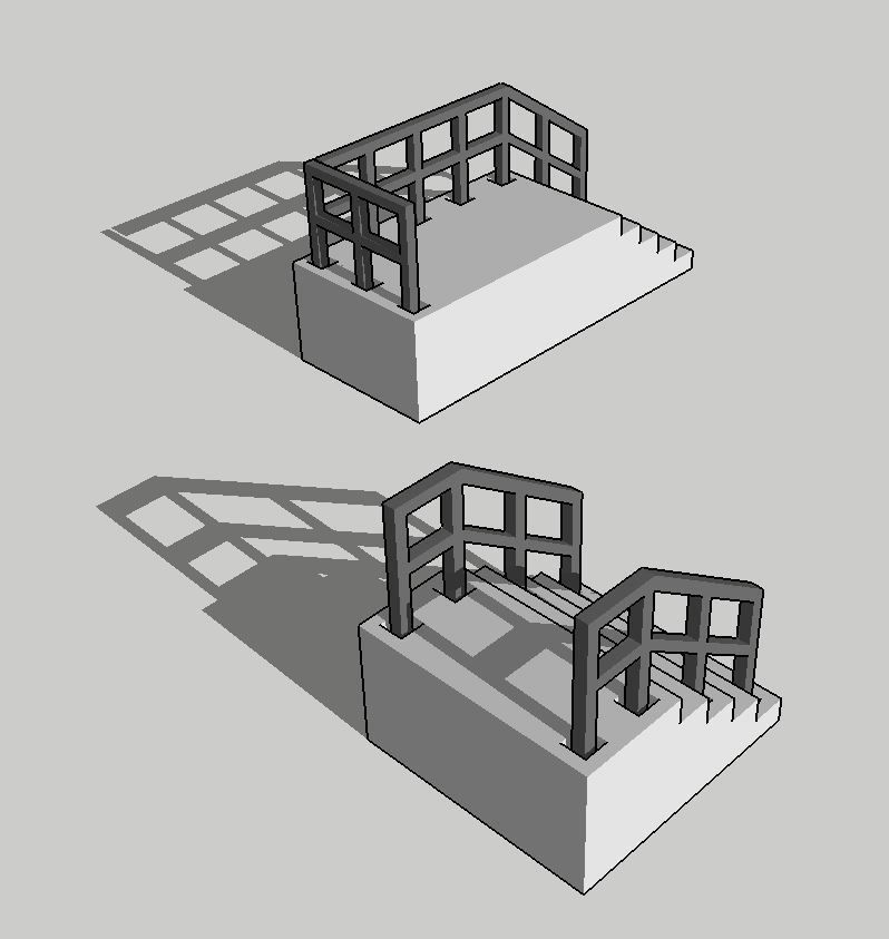 Building Entrance Stairs 2pcs by Outland Models 3D Printable 3D model ...