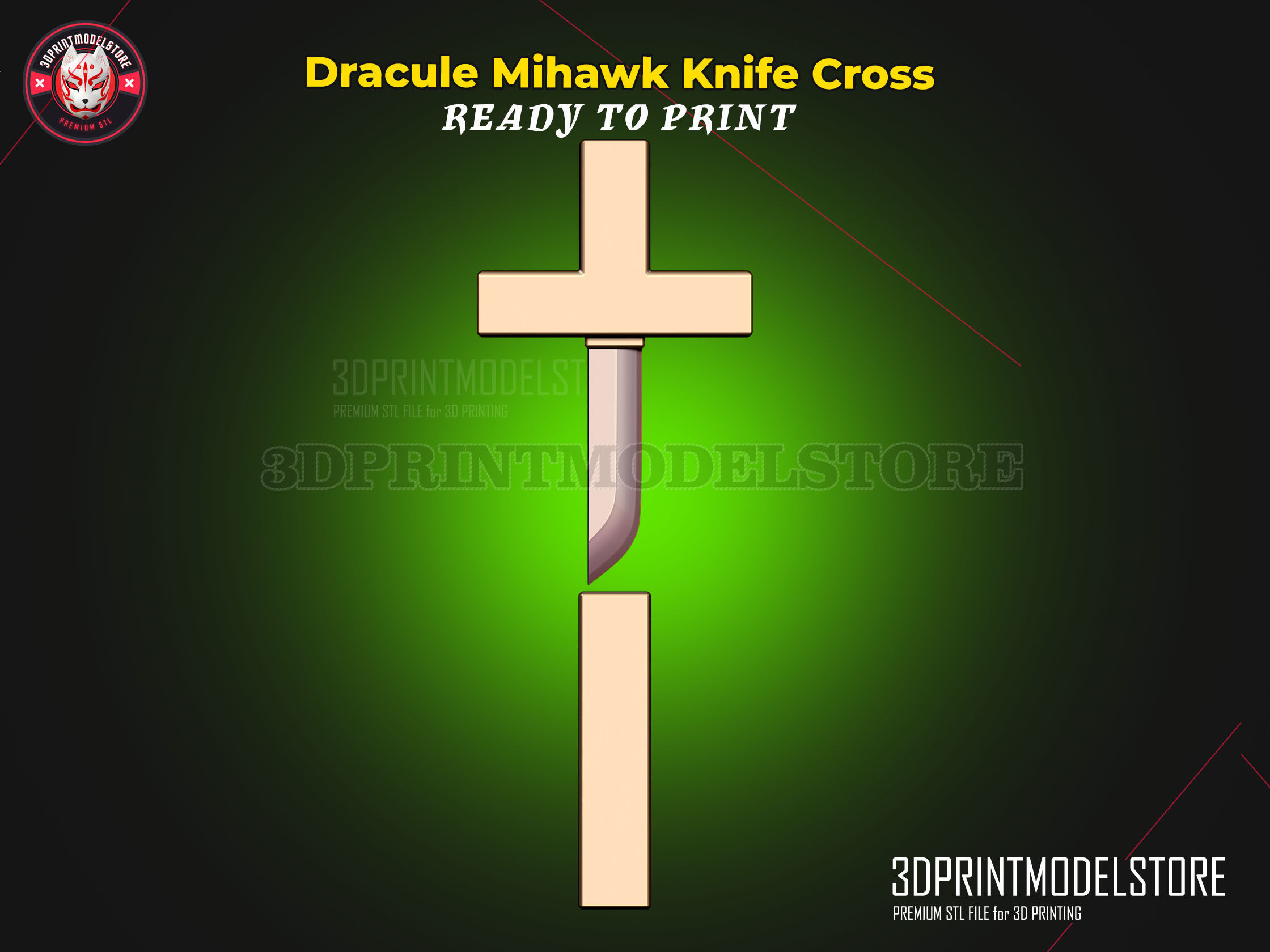 Dracule Mihawk Weapon - One Piece Live Action - Kogatana Knife 3D model ...