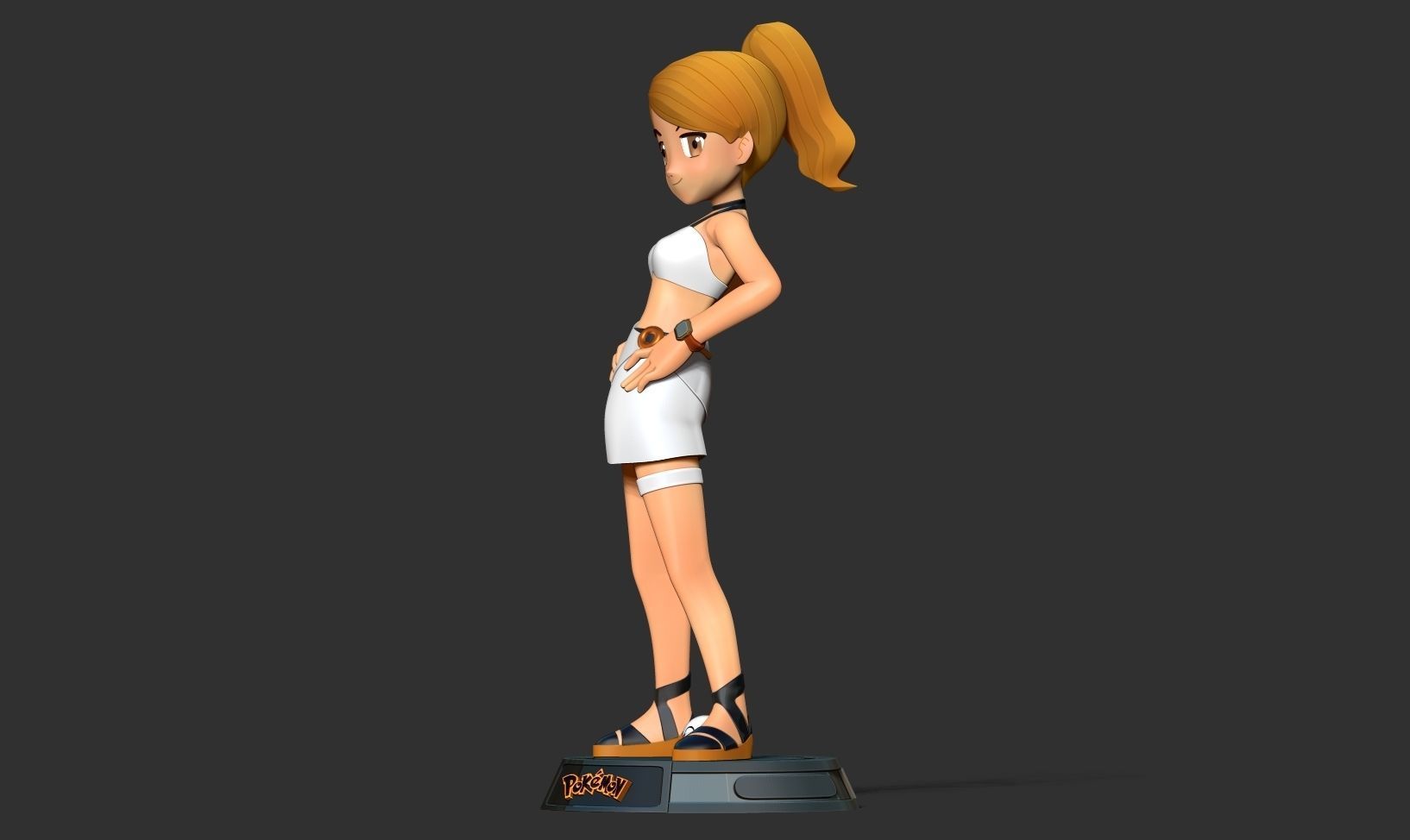 Beauty - Pokemon Trainer 3D model 3D printable | CGTrader