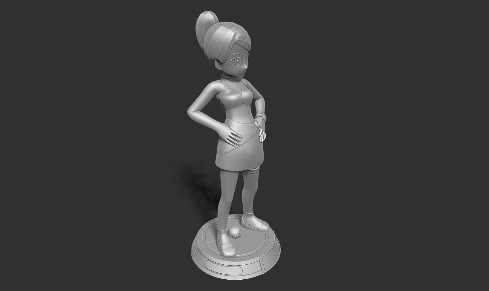 Beauty - Pokemon Trainer 3D model 3D printable | CGTrader