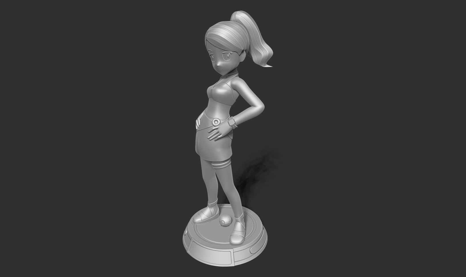 Beauty - Pokemon Trainer 3D model 3D printable | CGTrader