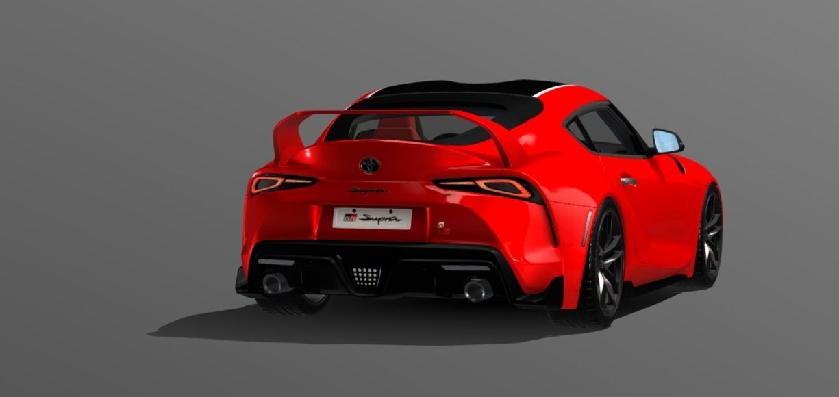 Toyota supra 3D model 3D printable | CGTrader
