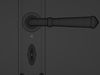 Lever External Wooden Door Lockset free 3D model | CGTrader