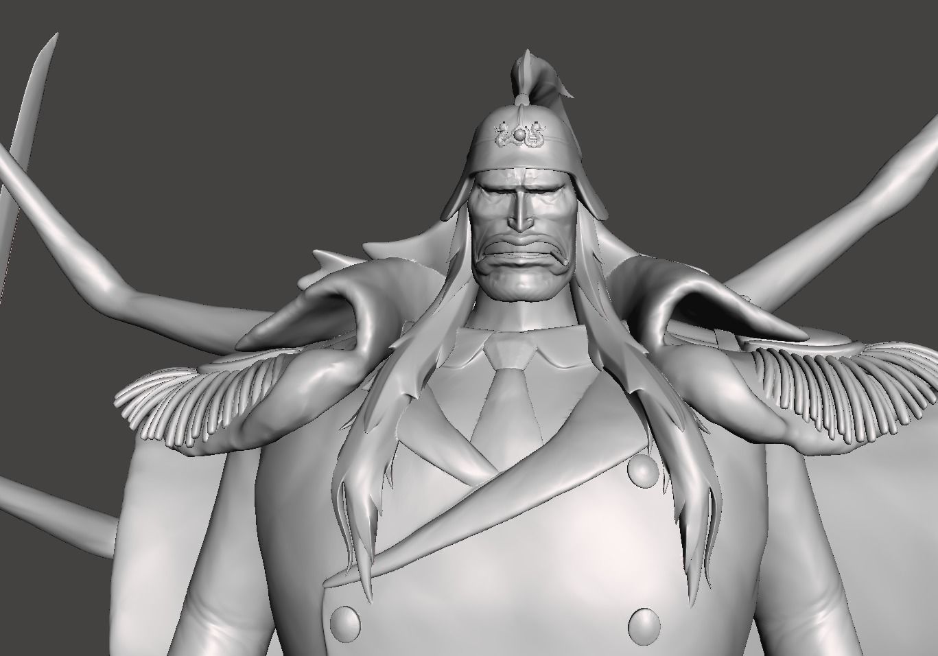 Vice Admiral Onigumo 3D Model 3D model 3D printable | CGTrader
