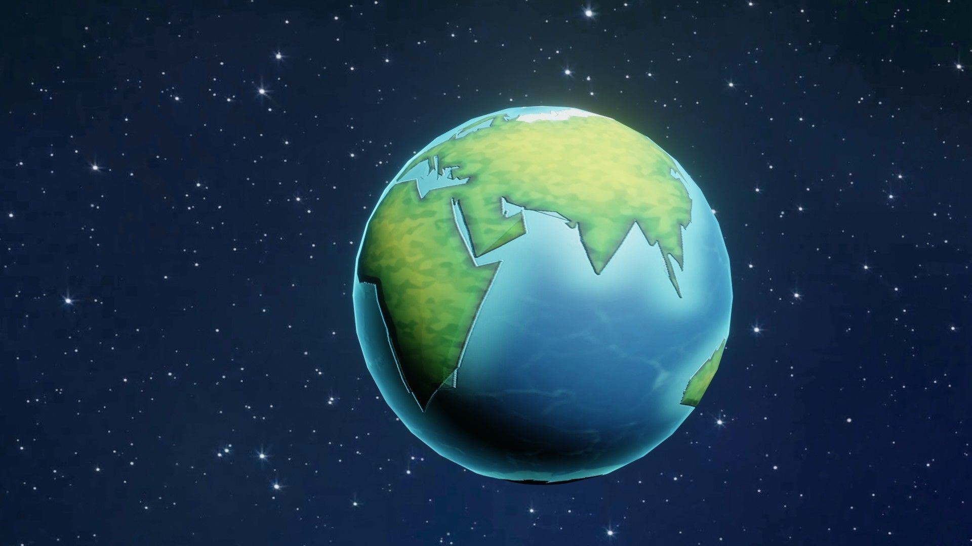 3D model Stylized Planet Earth 3D Model 2k 4k 8k Textures VR / AR / low ...