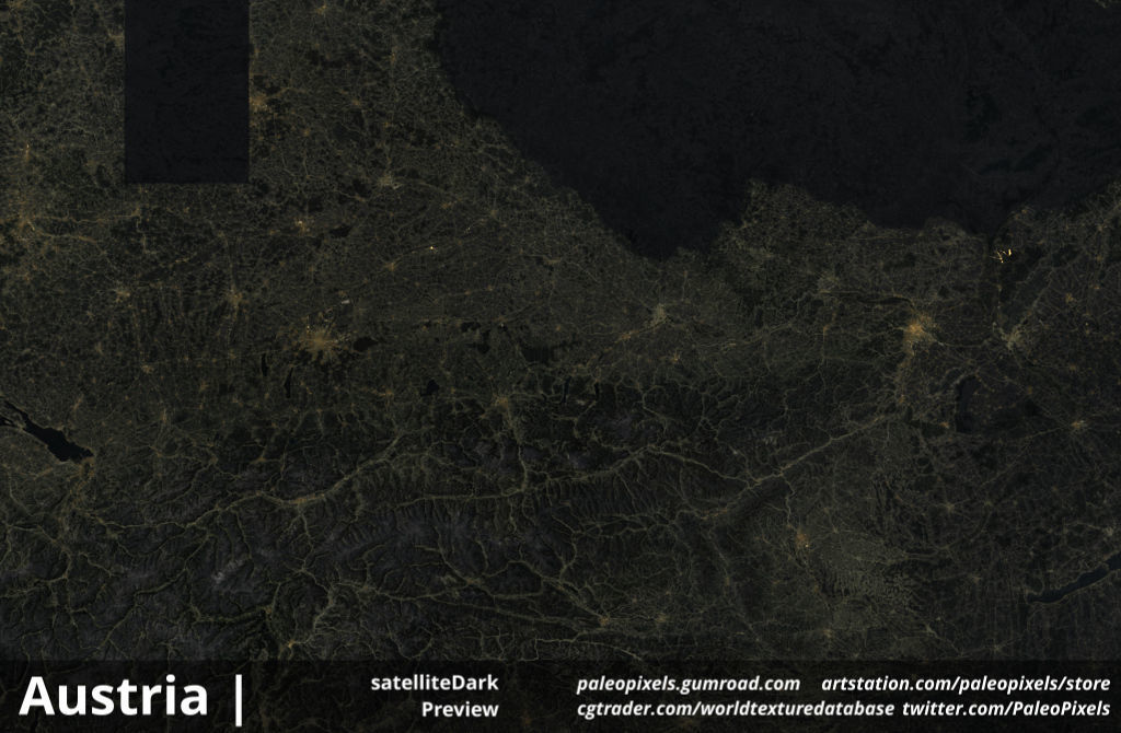 Austria Night High resolution Maps and masks Texture | CGTrader