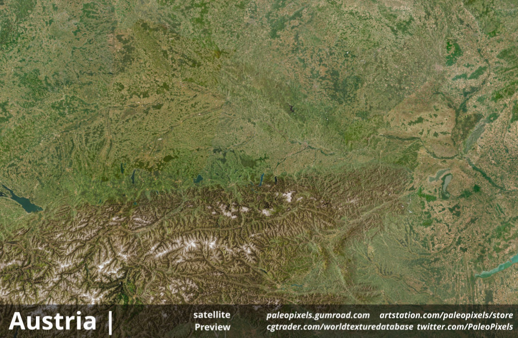 Austria Satellite High resolution Maps and masks Texture | CGTrader
