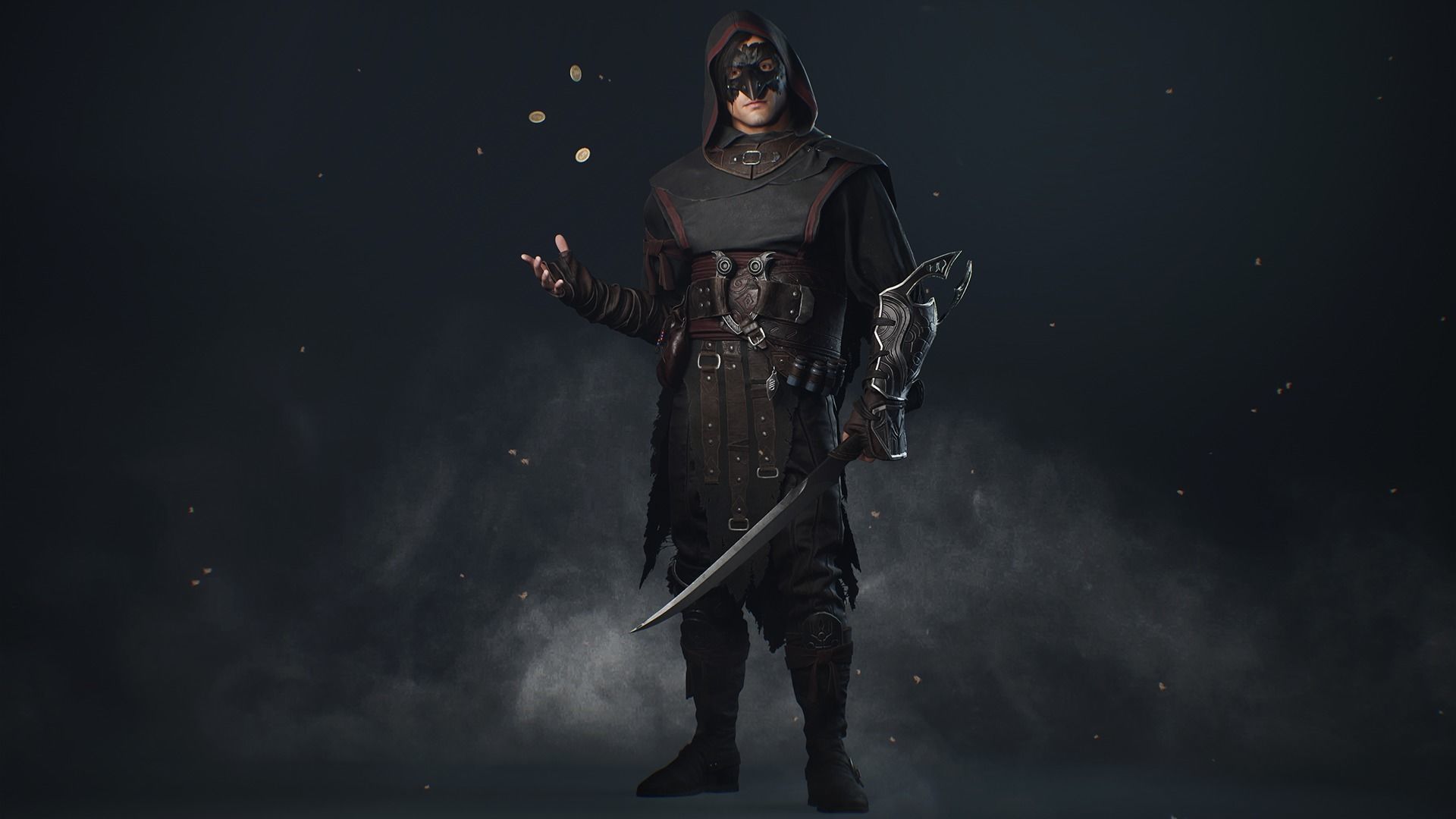 3D model Rogue Assassin Male character VR / AR / low-poly | CGTrader