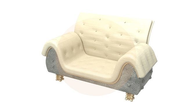 Sofa classic 3D model | CGTrader