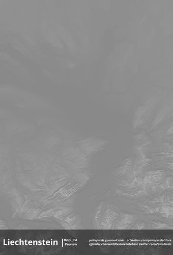 Liechtenstein displacement High resolution Maps and masks Texture ...